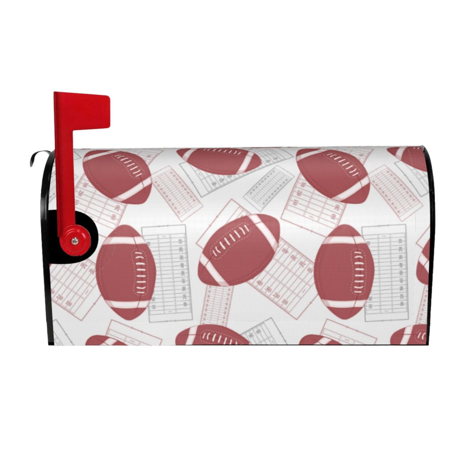 Mailbox Covers Magnetic Standard Size - cute American football field ...
