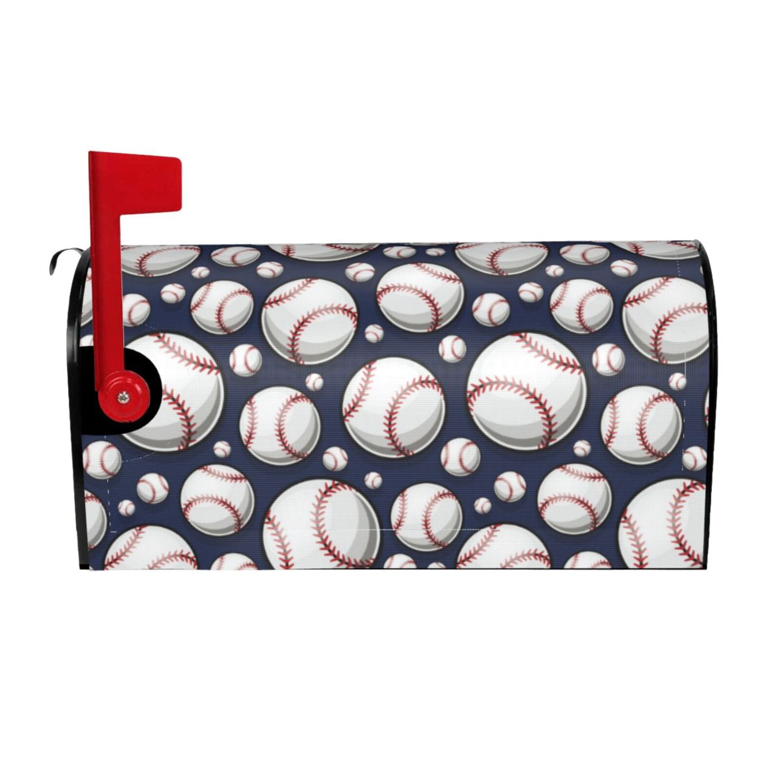 Mailbox Covers Magnetic Standard Size - cute baseball D Waterproof ...