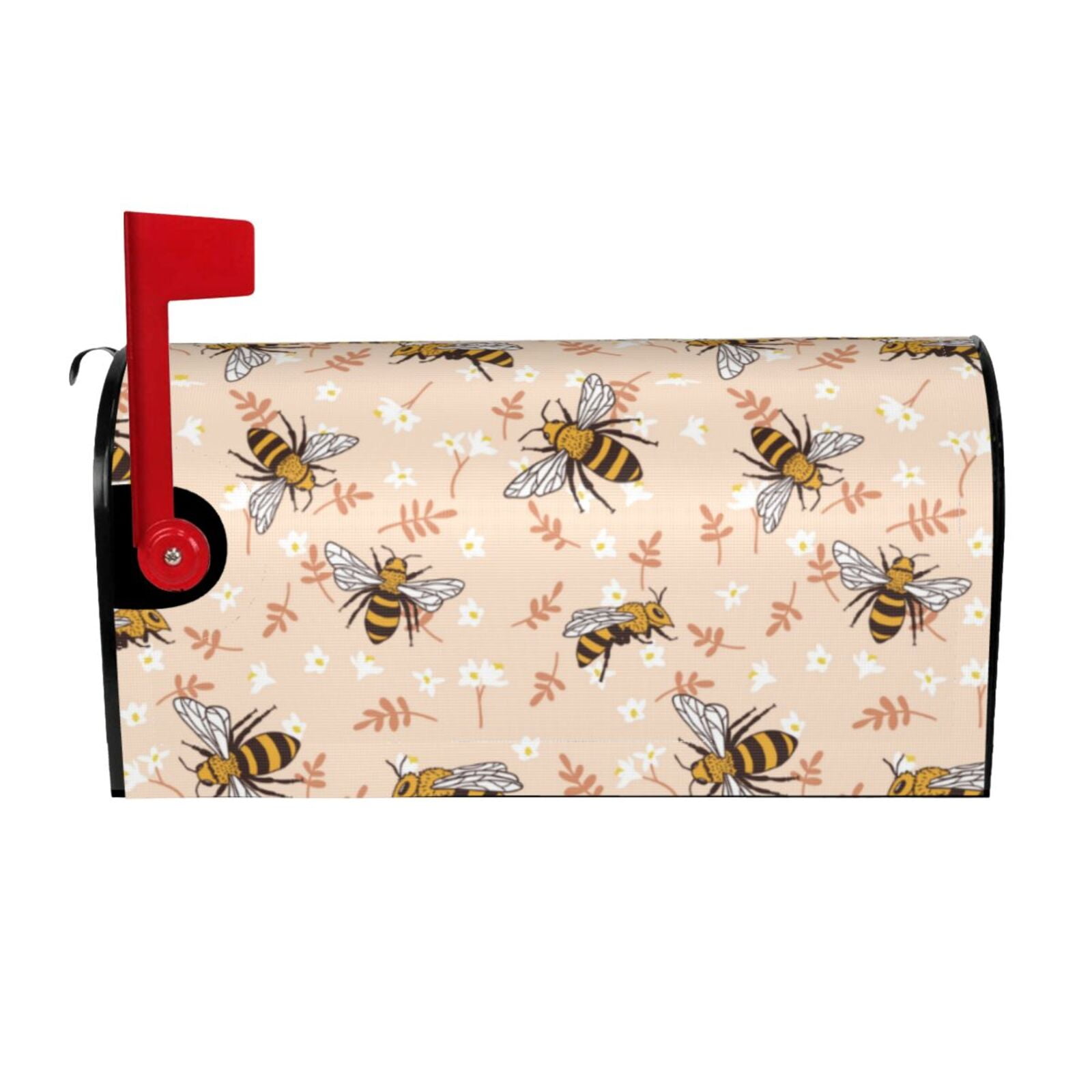 Mailbox Covers Magnetic Standard Size - cute bee print Waterproof ...