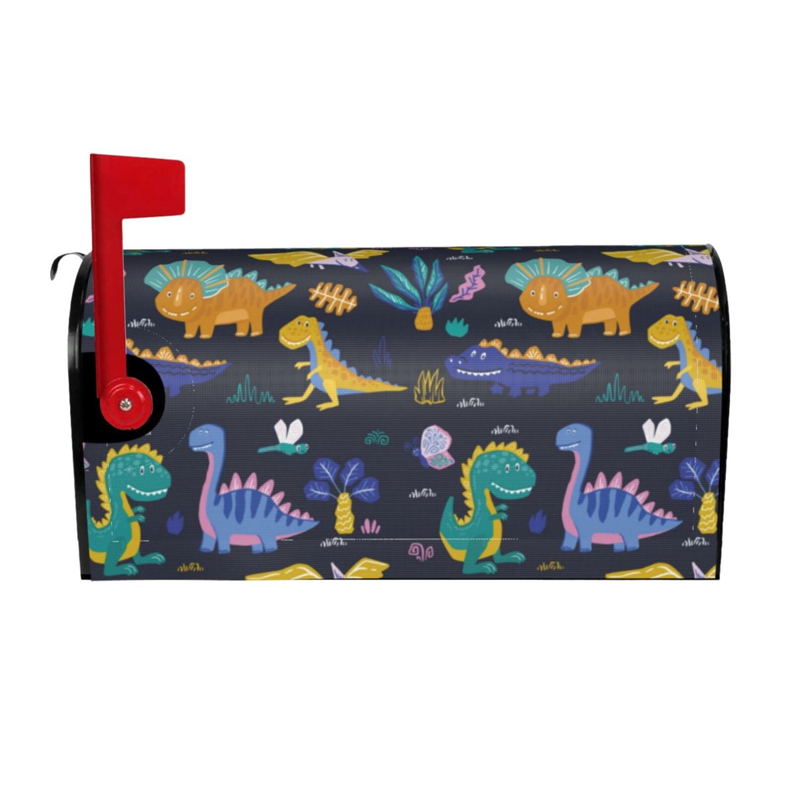 Mailbox Covers Magnetic Standard Size - cute cartoon Dinosaur print ...