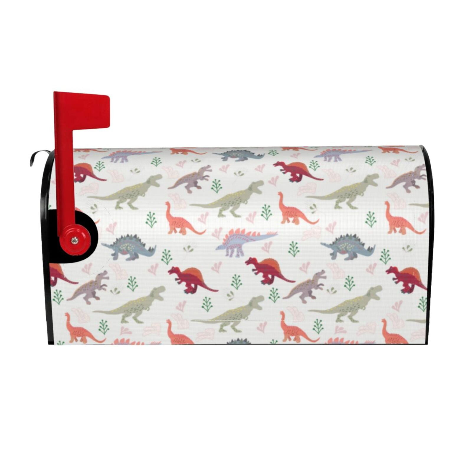 Mailbox Covers Magnetic Standard Size - cute dinosaur AB Waterproof ...