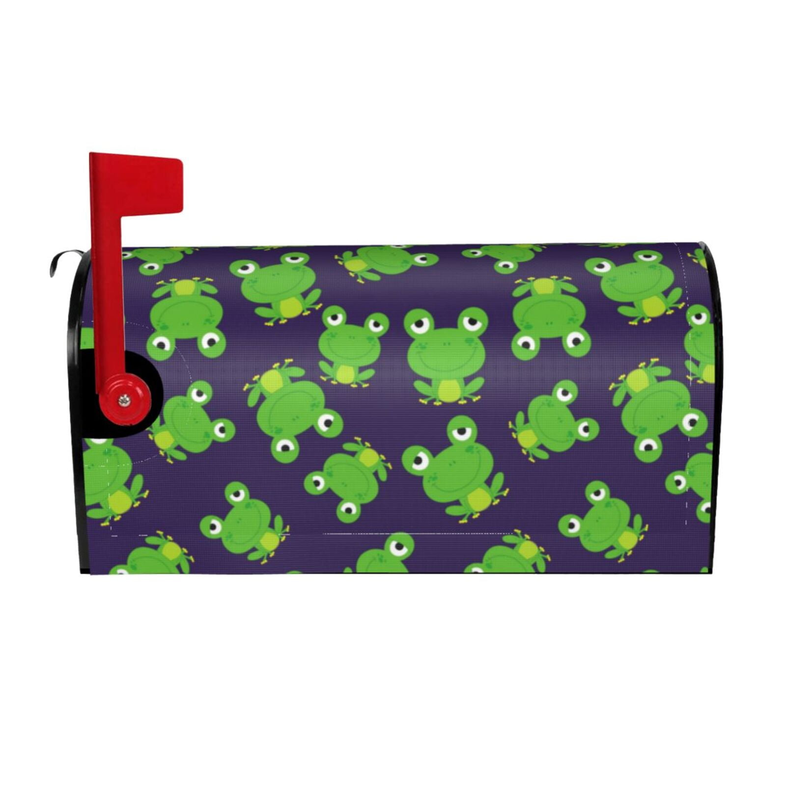 Mailbox Covers Magnetic Standard Size - cute frog funny navyblue ...