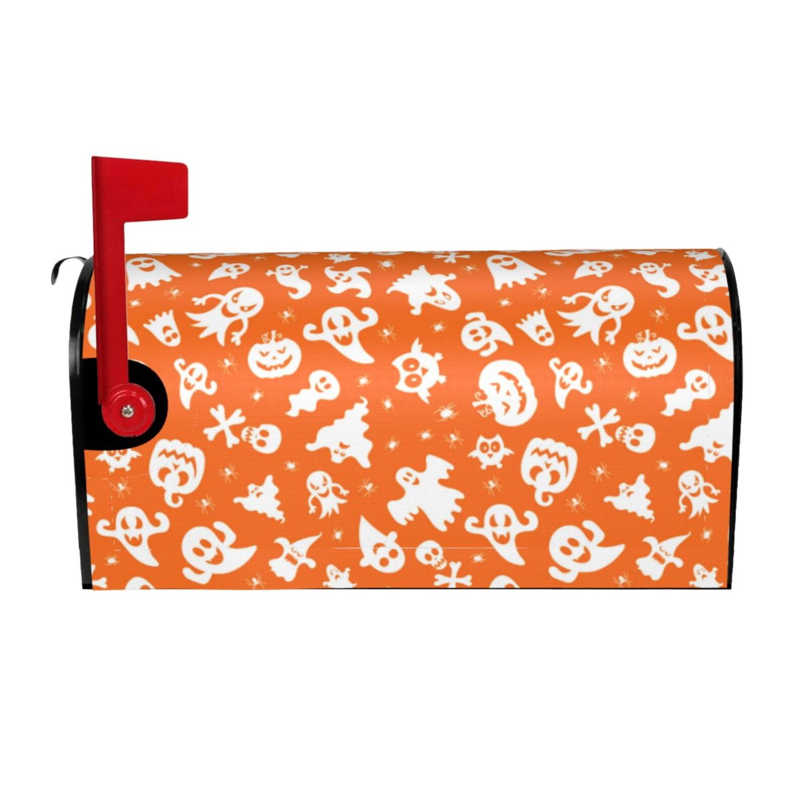 Mailbox Covers Magnetic Standard Size - cute halloween ghost Waterproof ...