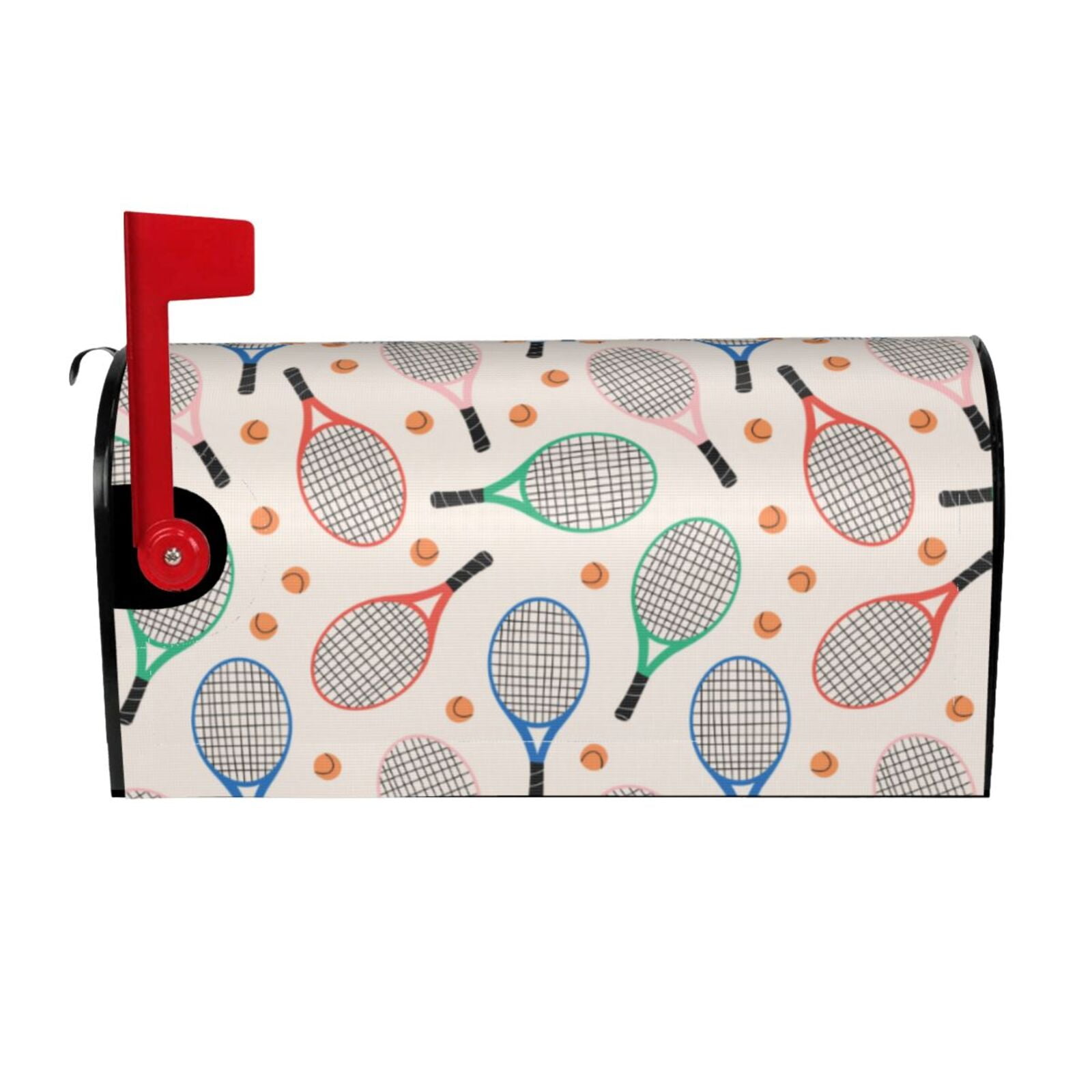 Mailbox Covers Magnetic Standard Size - cute tennis racket Waterproof ...