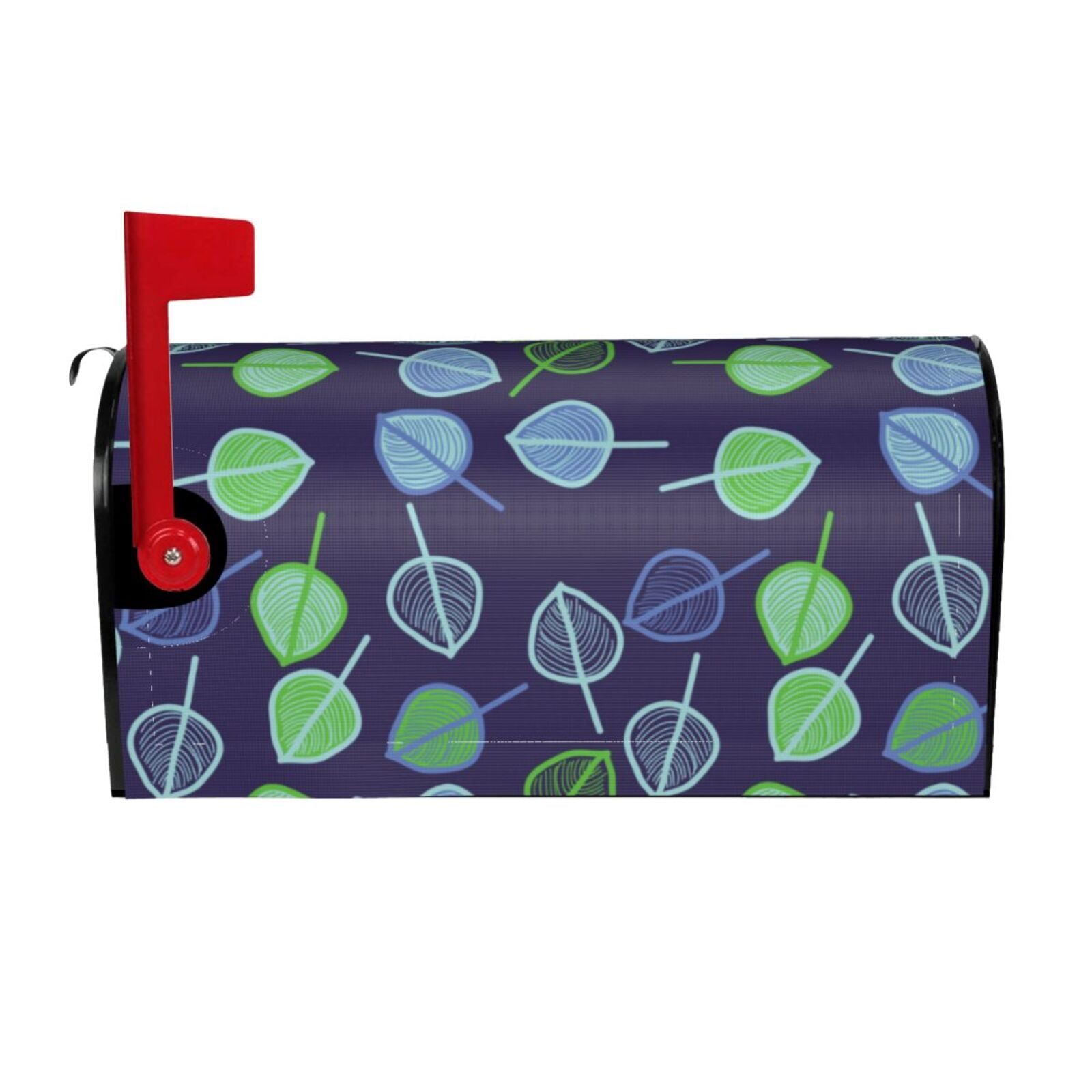 Mailbox Covers Magnetic Standard Size - doodles leaves Waterproof ...