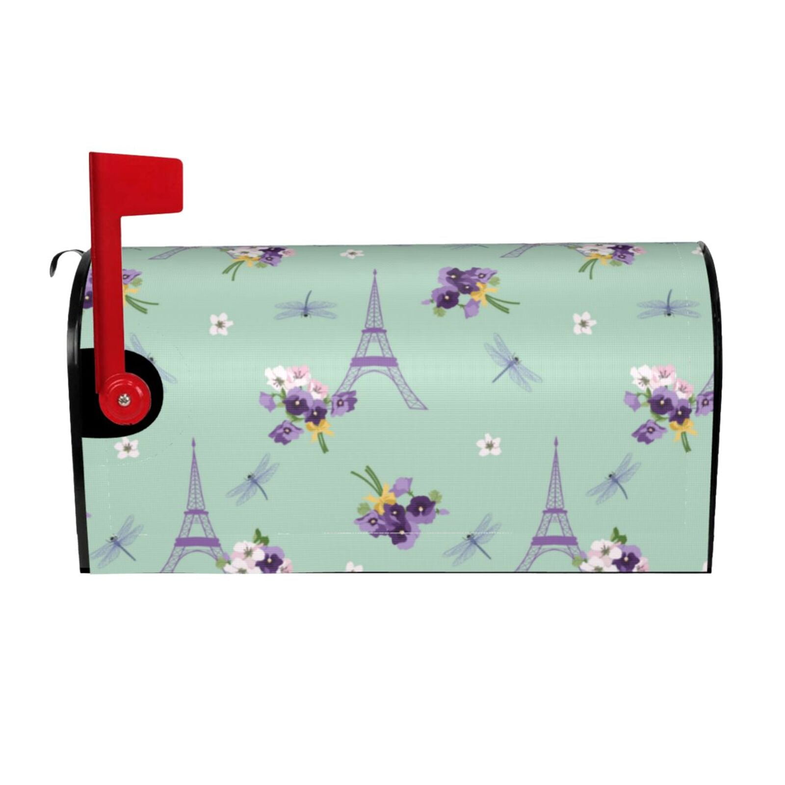 Mailbox Covers Magnetic Standard Size - dragonfly Tower flower ...