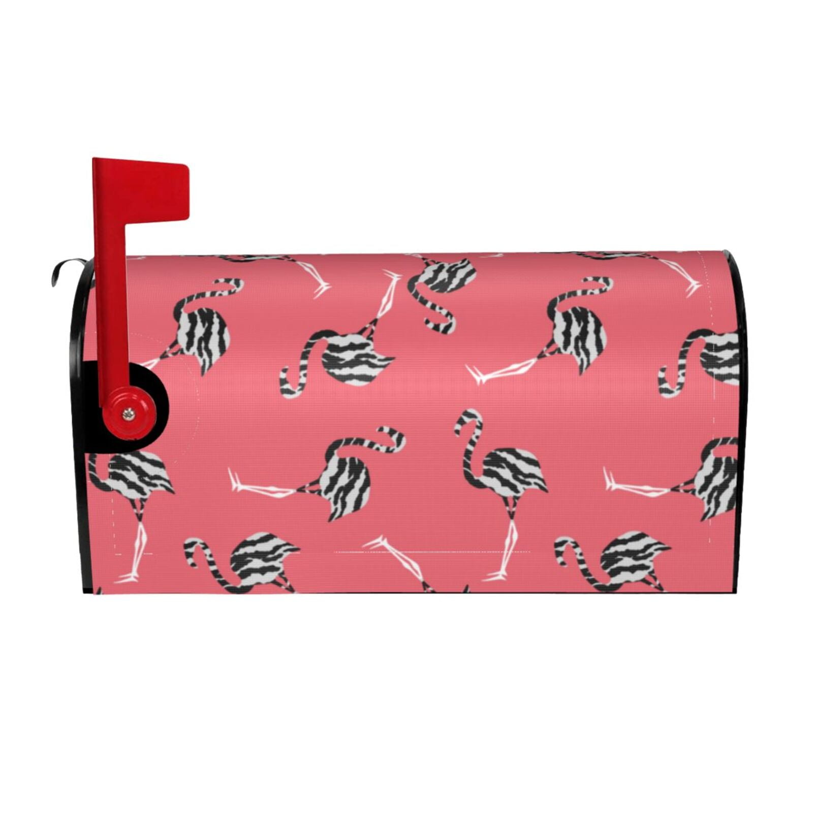 Mailbox Covers Magnetic Standard Size - flamingo zebra print pink ...
