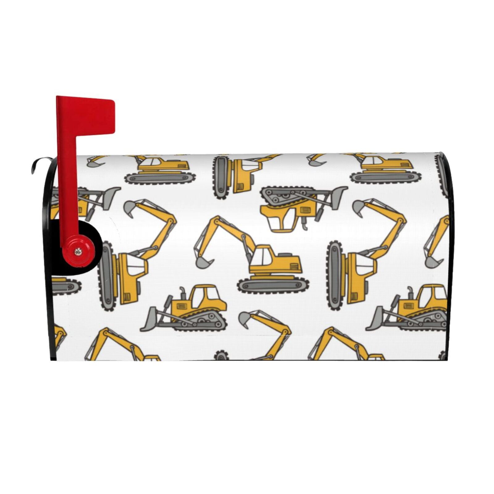 Mailbox Covers Magnetic Standard Size - funny excavator Waterproof ...