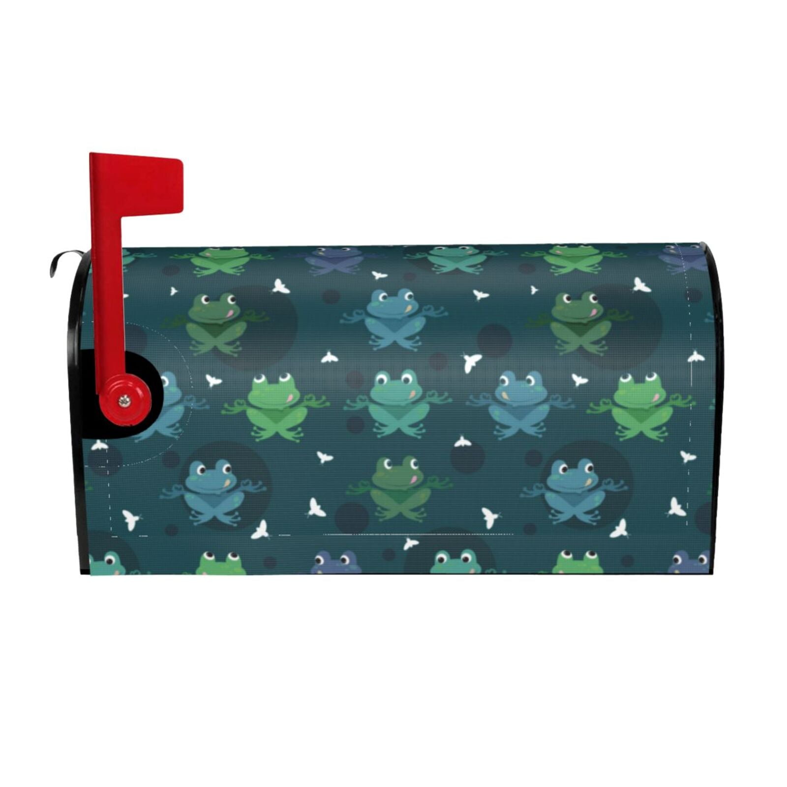Mailbox Covers Magnetic Standard Size - funny green frogs yoga ...