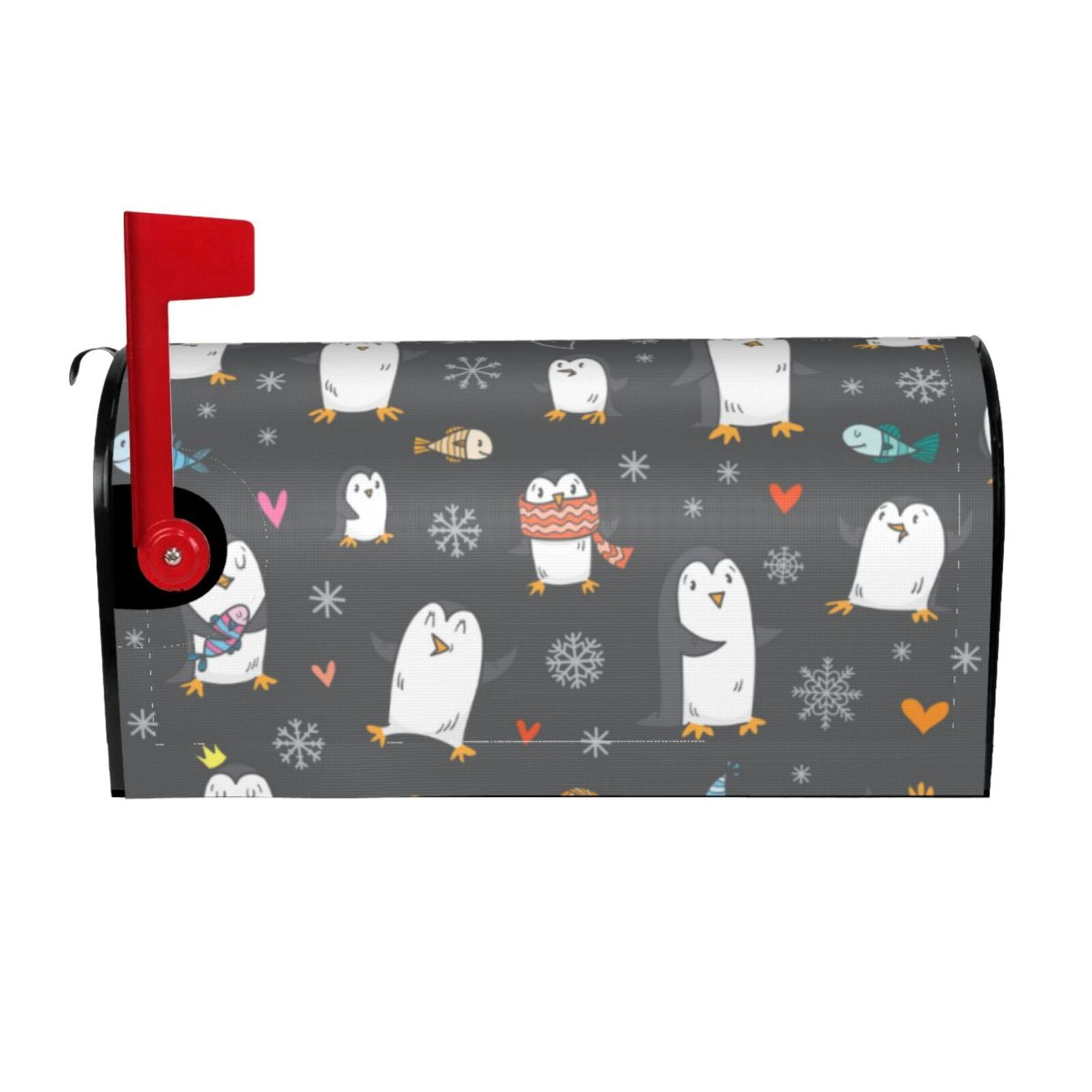 Mailbox Covers Magnetic Standard Size - funny penguin Waterproof ...