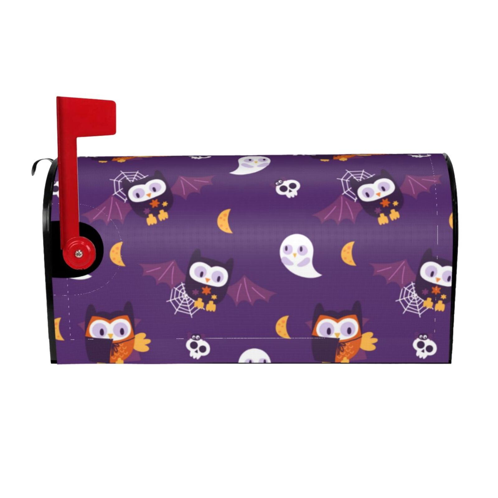 Mailbox Covers Magnetic Standard Size - funny scull owls bat spiderweb ...