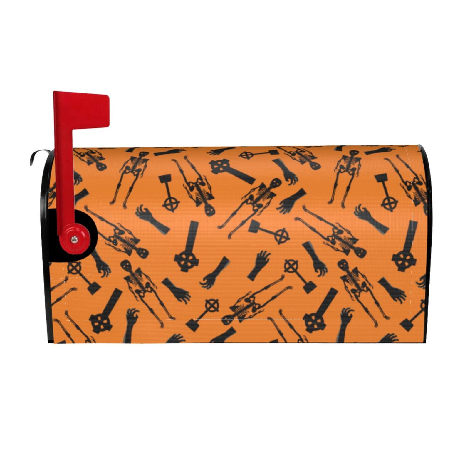 Mailbox Covers Magnetic Standard Size - funny skull Waterproof Mailbox ...