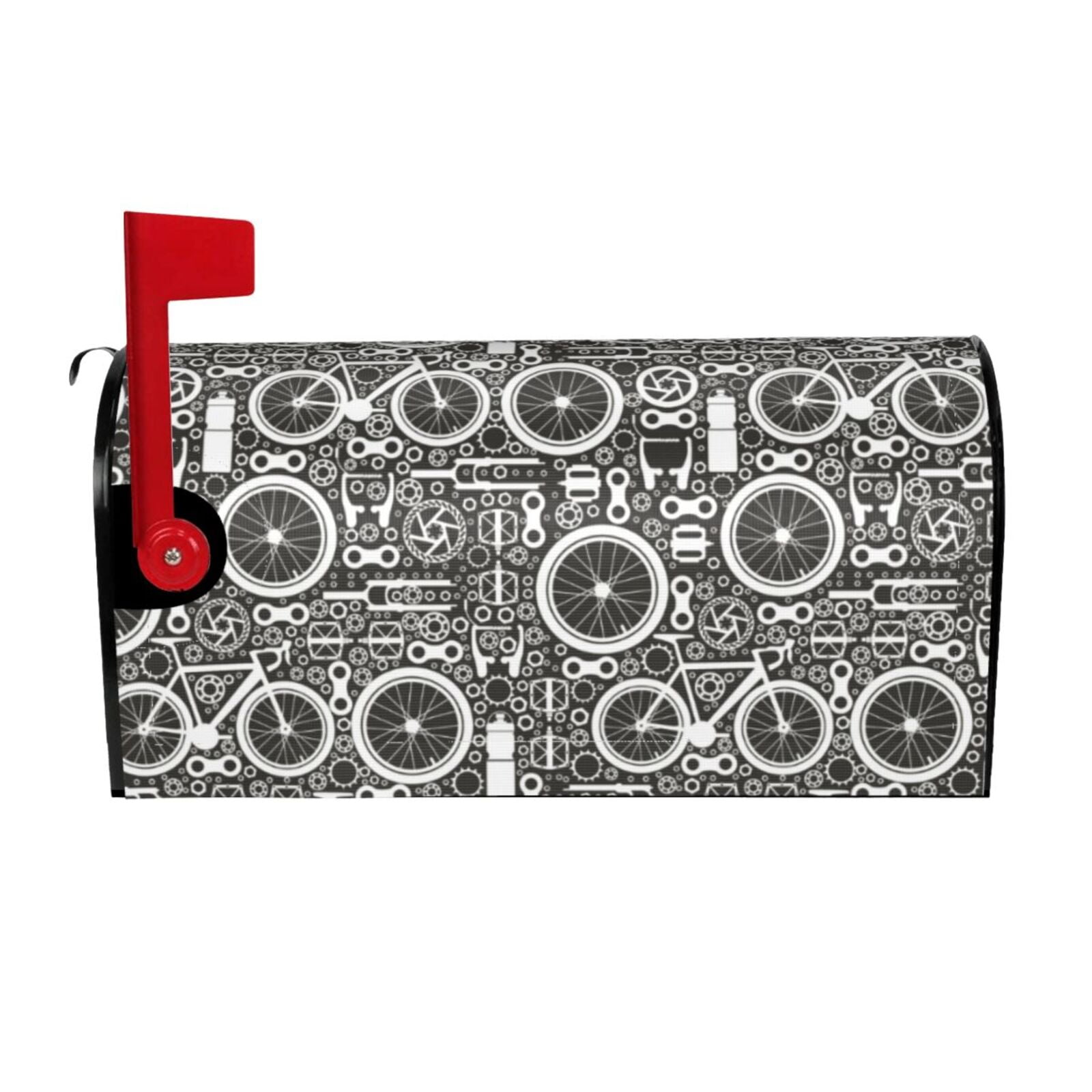 Mailbox Covers Magnetic Standard Size - gear Bike Pattern Waterproof ...