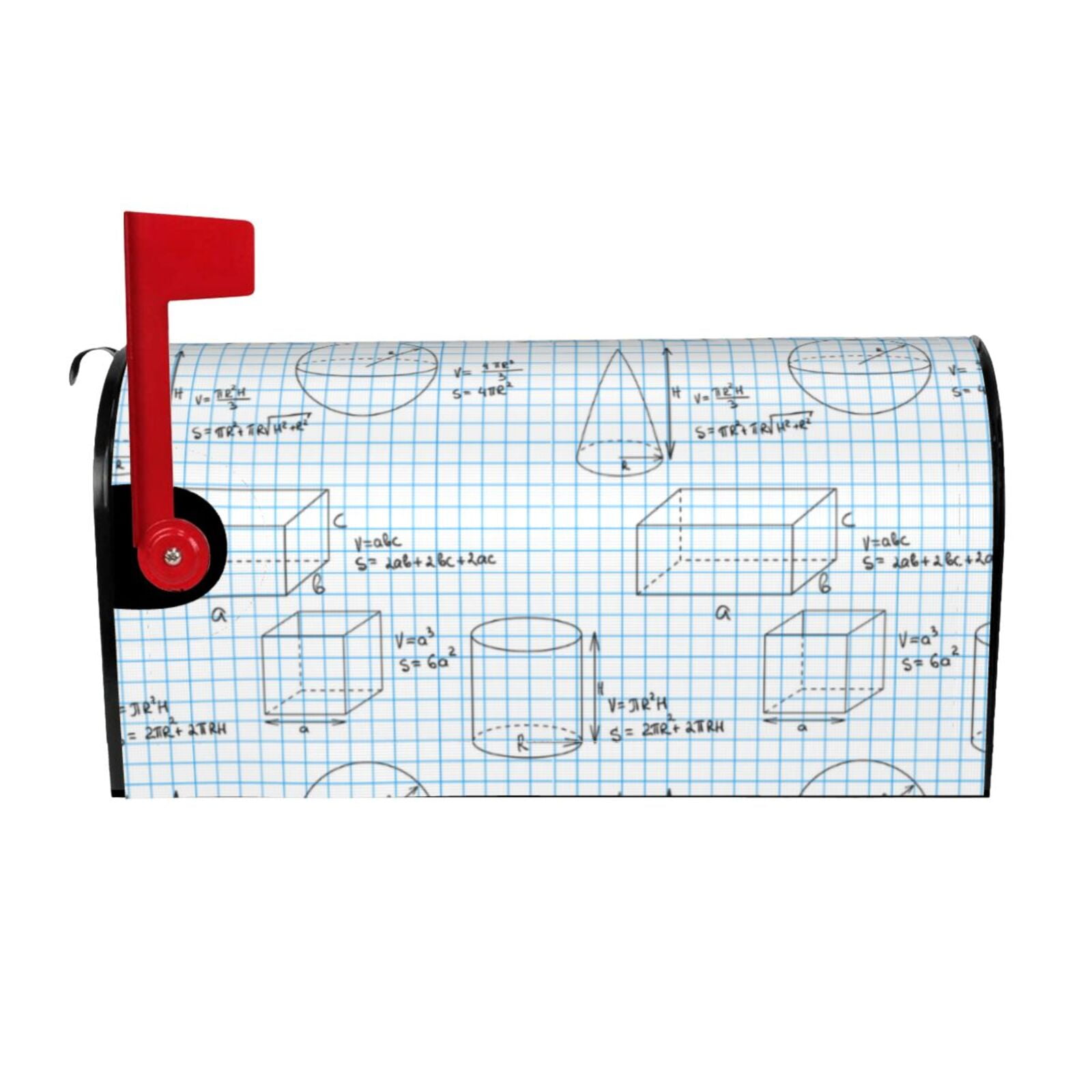 Mailbox Covers Magnetic Standard Size - geometry Math Print Waterproof ...