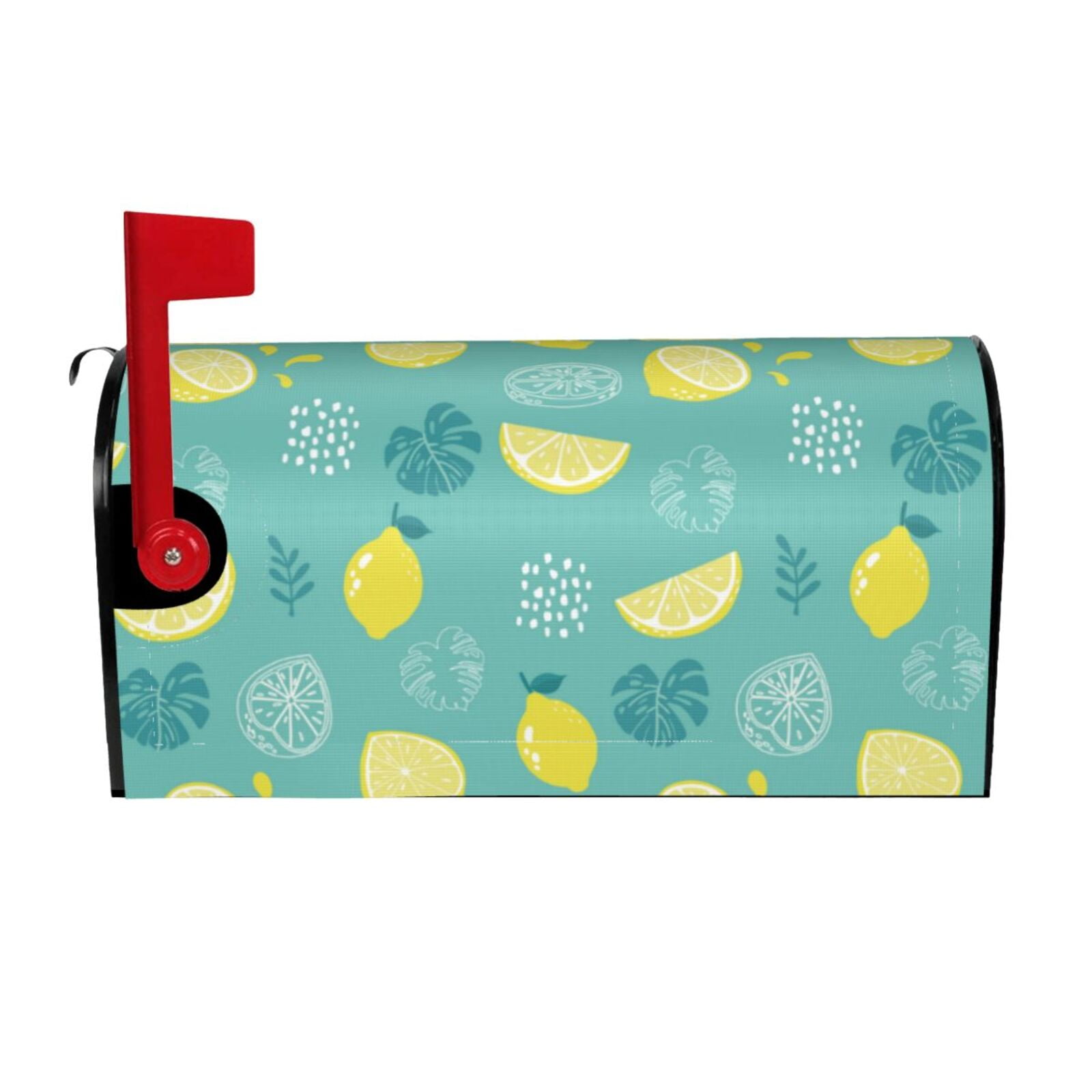 Mailbox Covers Magnetic Standard Size - green Cute Lemon Yellow ...