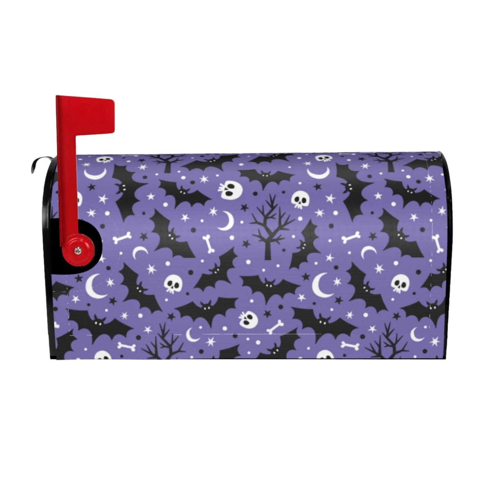 Mailbox Covers Magnetic Standard Size - halloween bat skull Waterproof ...