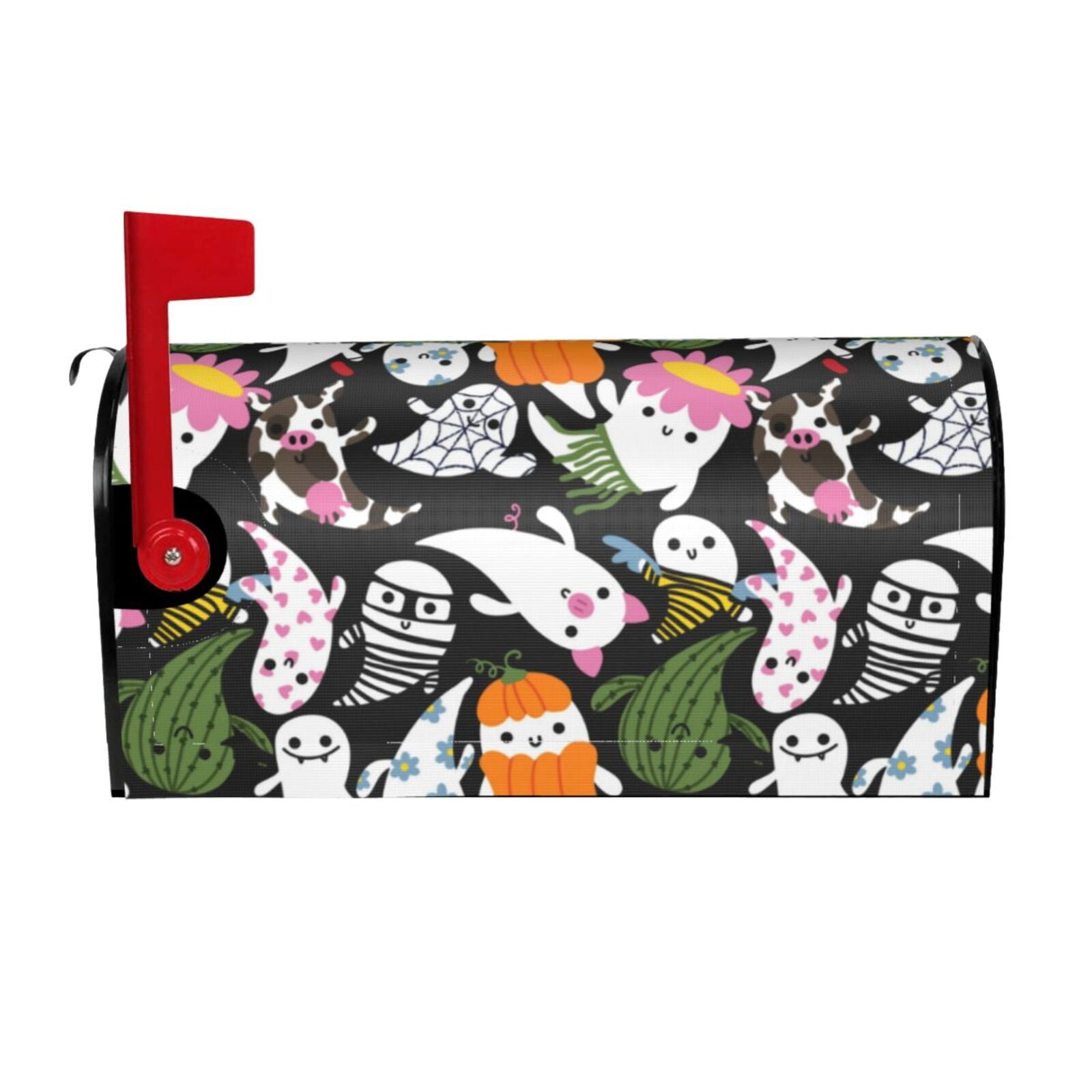 Mailbox Covers Magnetic Standard Size - halloween cute ghost cartoon ...