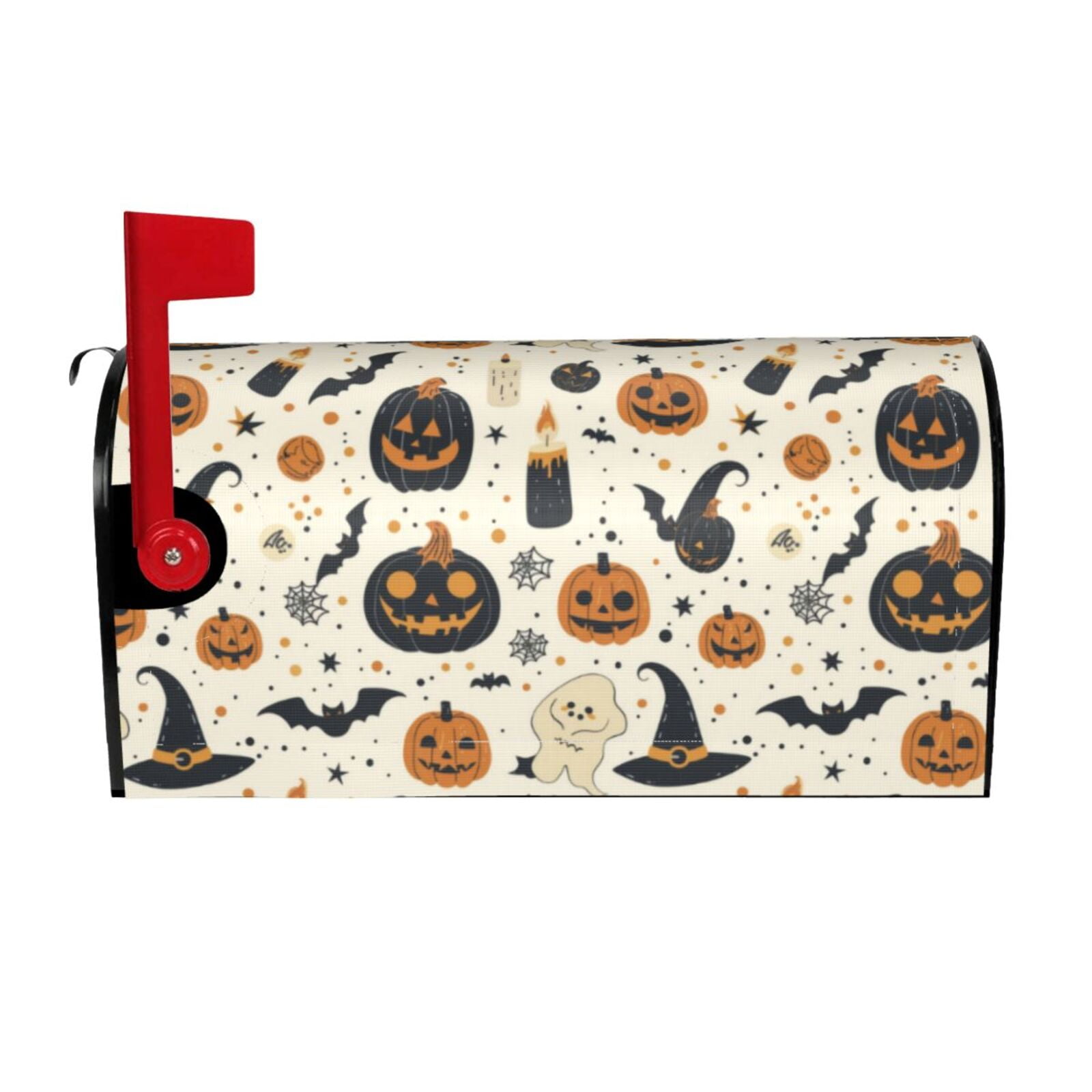 Mailbox Covers Magnetic Standard Size - halloween pumpkins bats witch ...