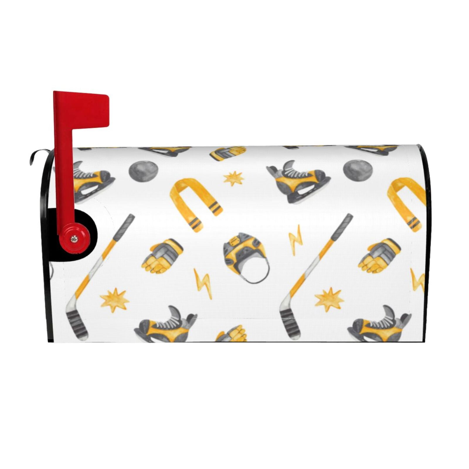 Mailbox Covers Magnetic Standard Size - hockey skates stick puck helmet ...