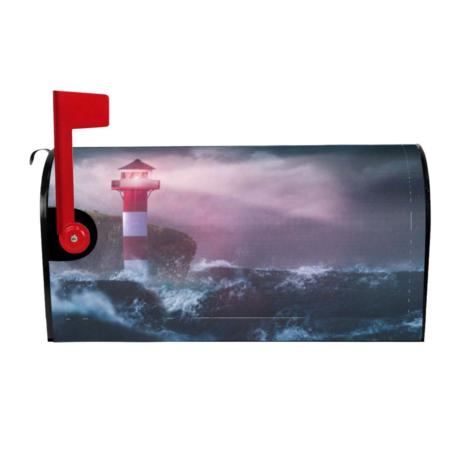 Mailbox Covers Magnetic Standard Size - lighthouse Waves Torrential ...
