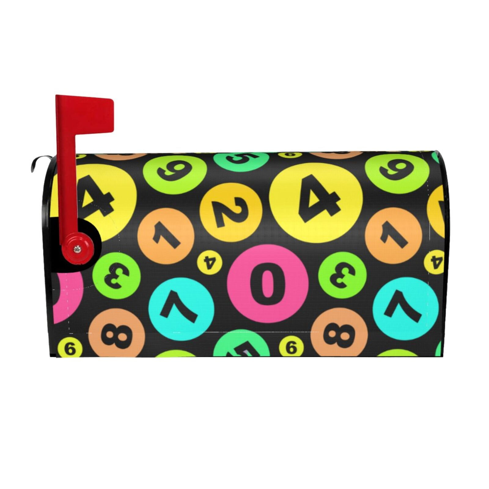 Mailbox Covers Magnetic Standard Size - number colorful Math Print ...