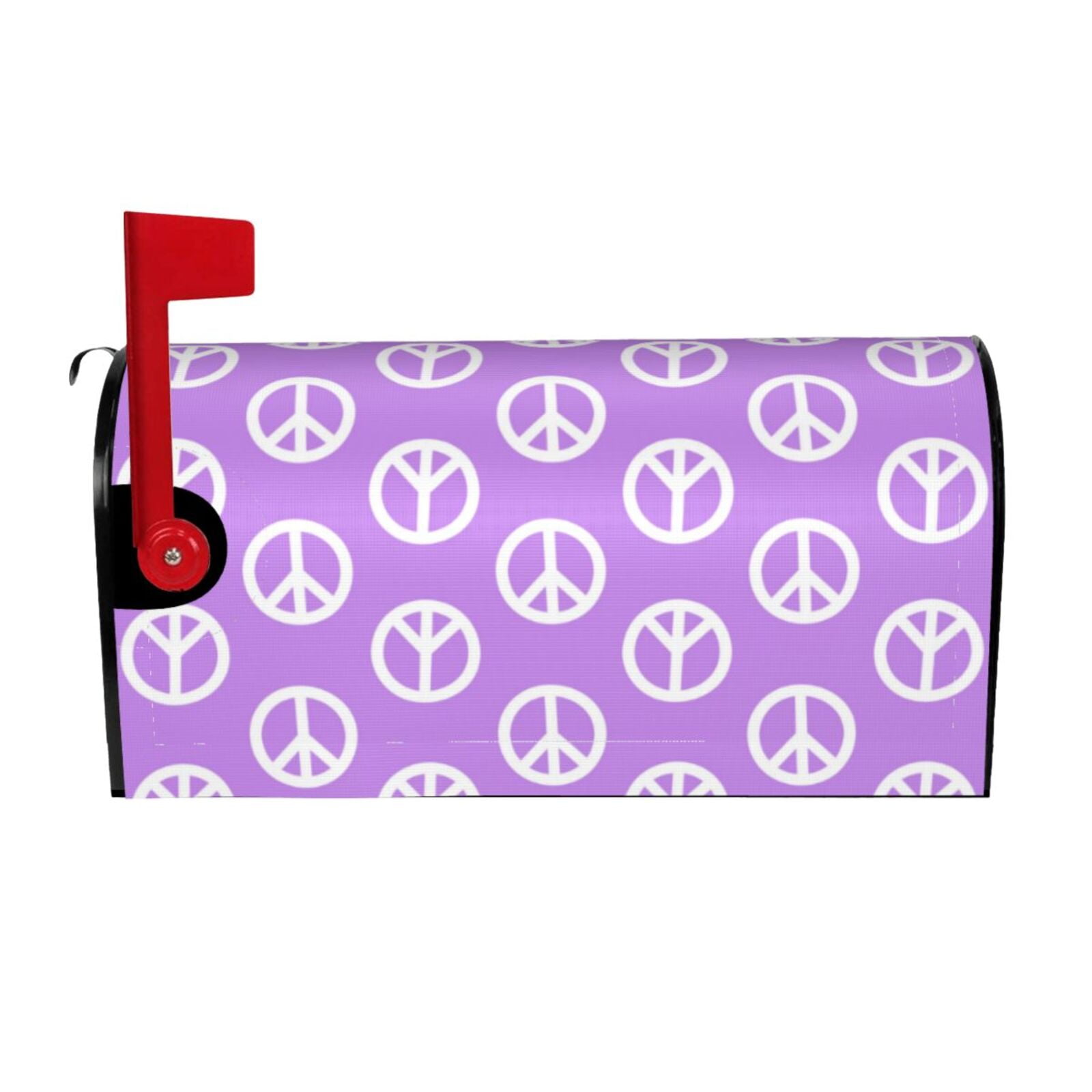Mailbox Covers Magnetic Standard Size - peace signs Purple cute ...