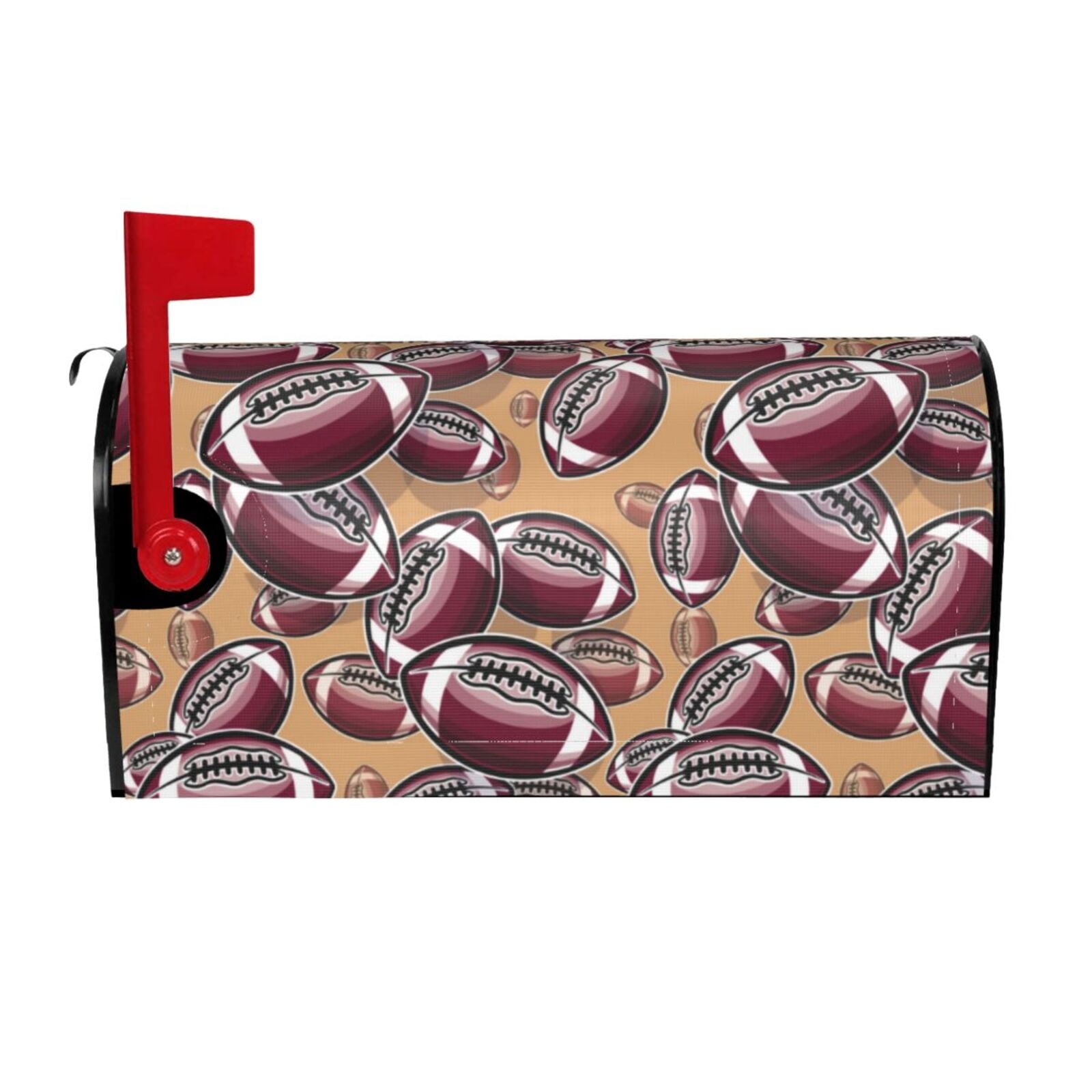 Mailbox Covers Magnetic Standard Size - purple American football rugby ...