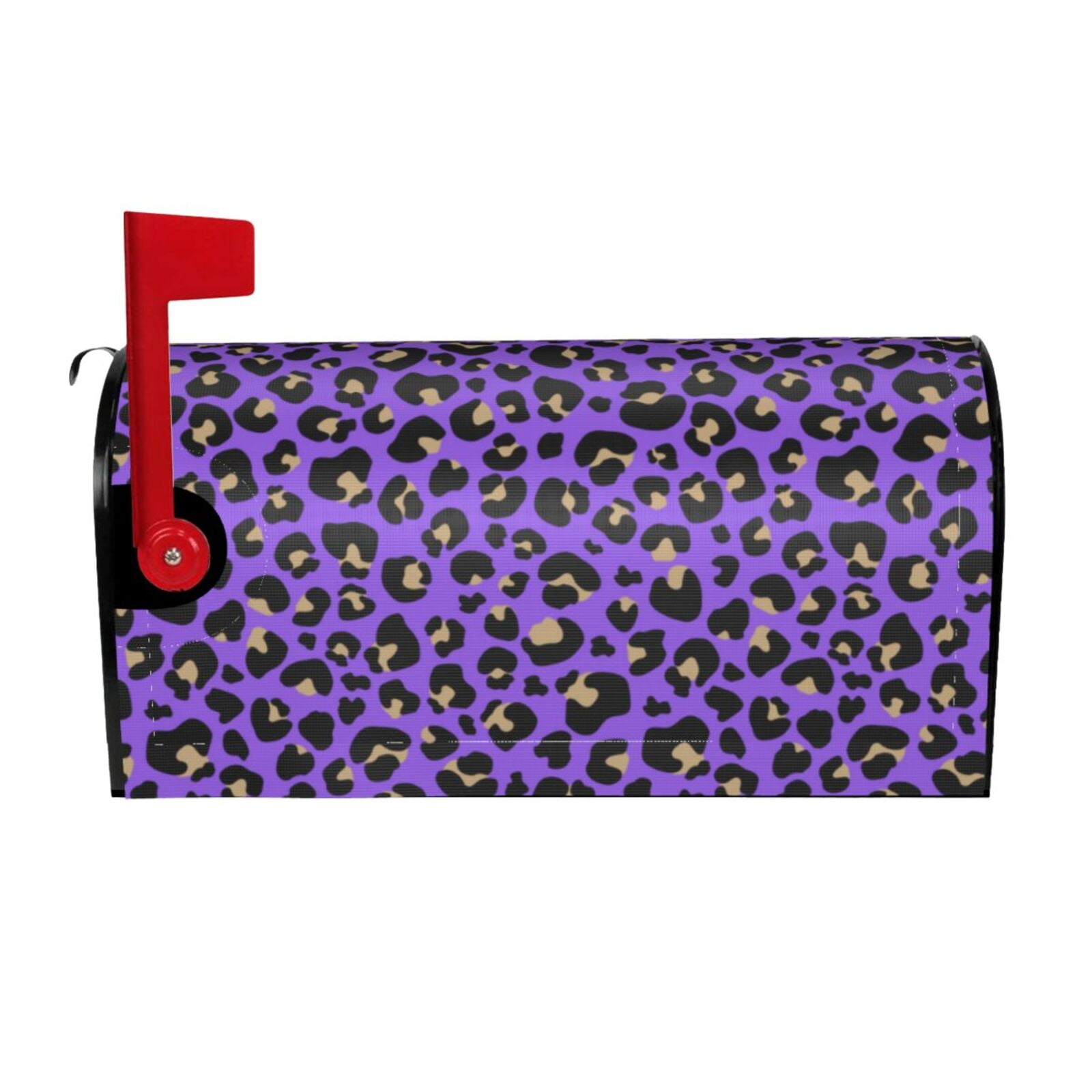 Mailbox Covers Magnetic Standard Size - purple Leopard print fashion ...