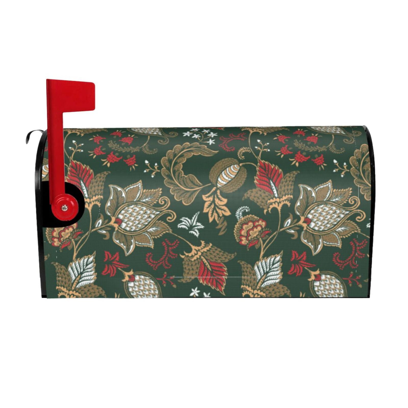 Mailbox Covers Magnetic Standard Size - red leaves Waterproof Mailbox ...