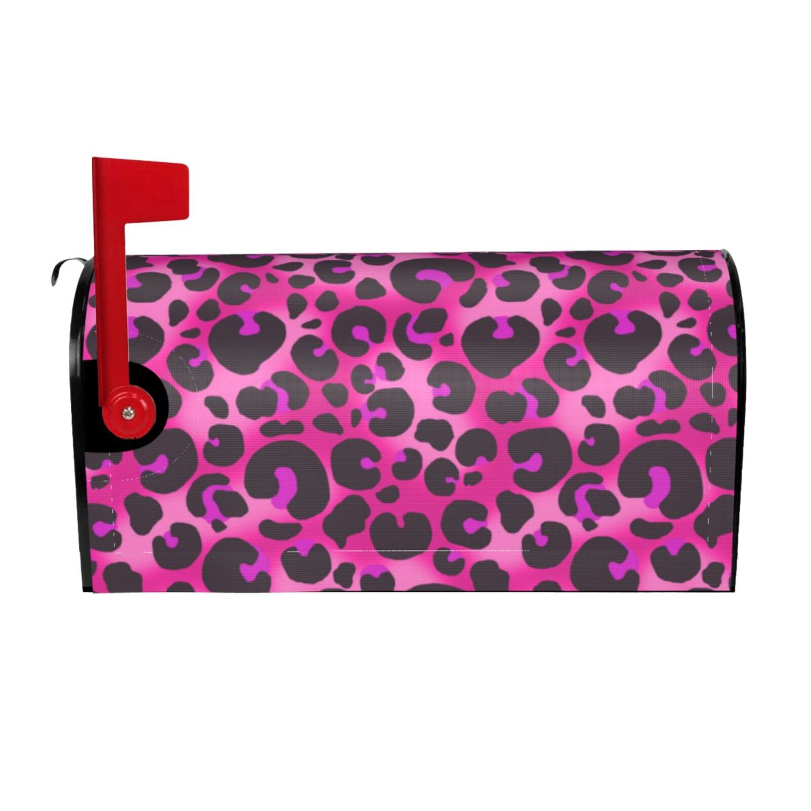 Mailbox Covers Magnetic Standard Size - red pink Leopard print ...