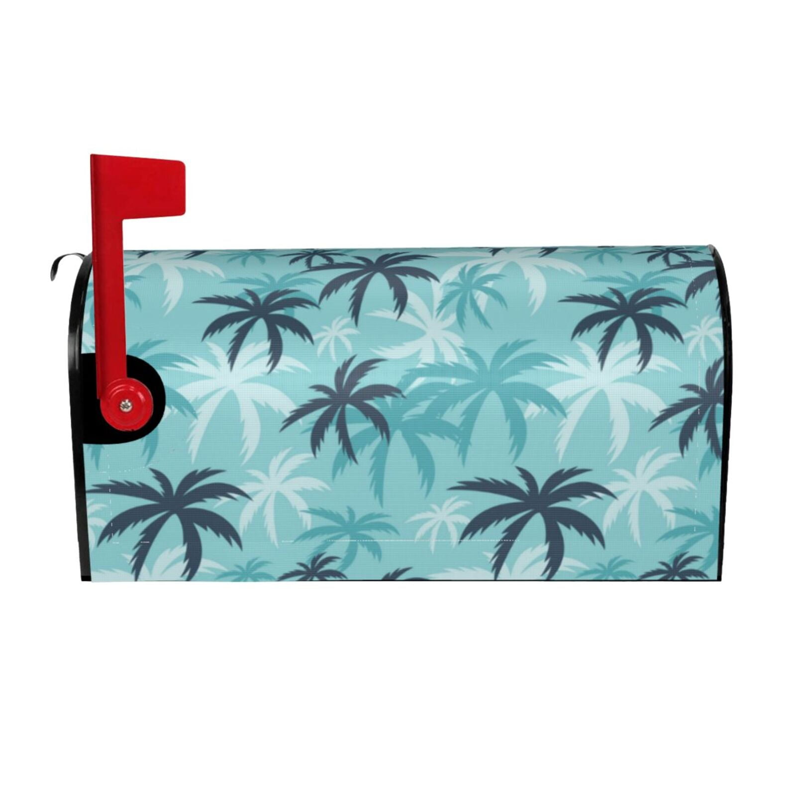 Mailbox Covers Magnetic Standard Size - retro Palm Tree Waterproof ...