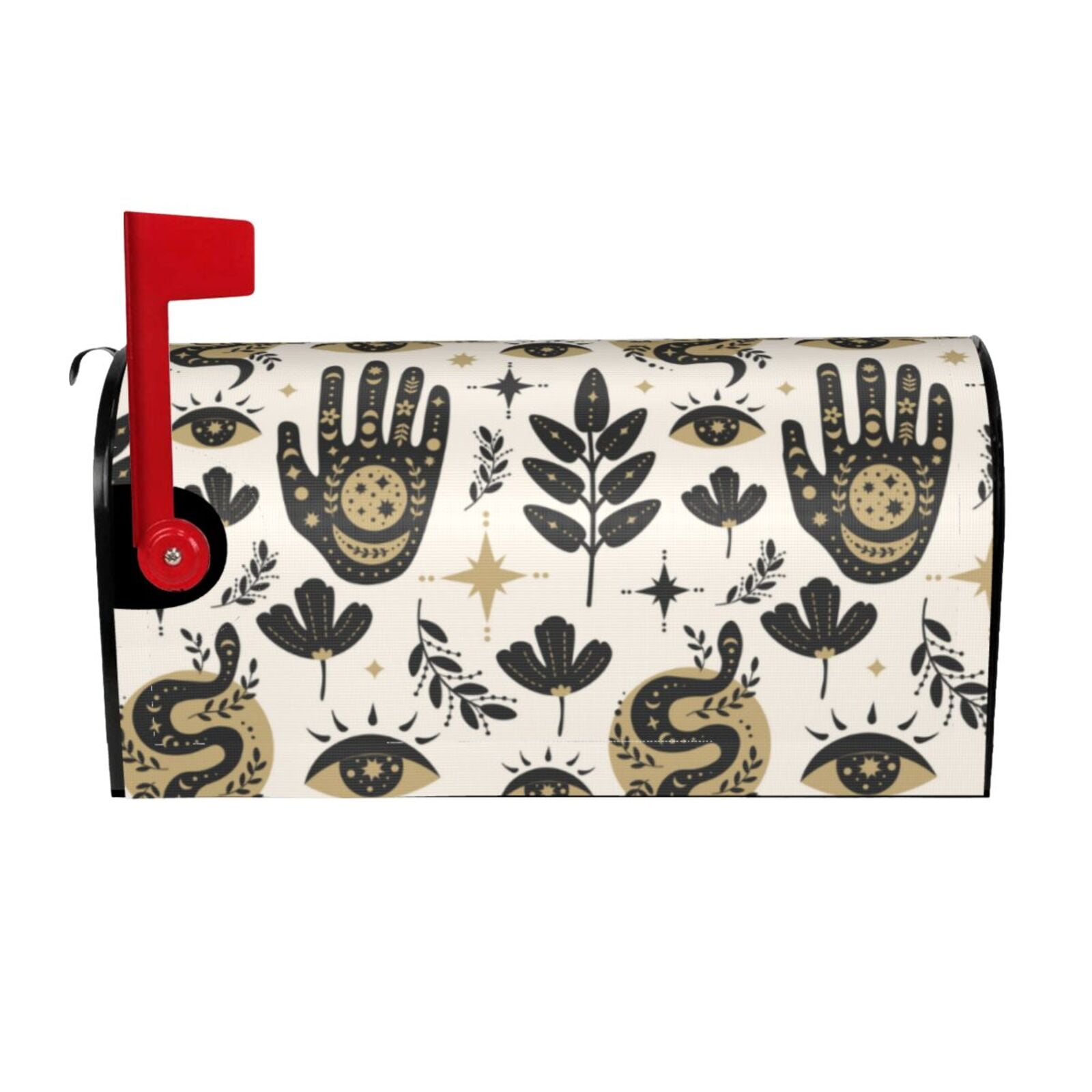 Mailbox Covers Magnetic Standard Size - retro eyes Waterproof Mailbox ...