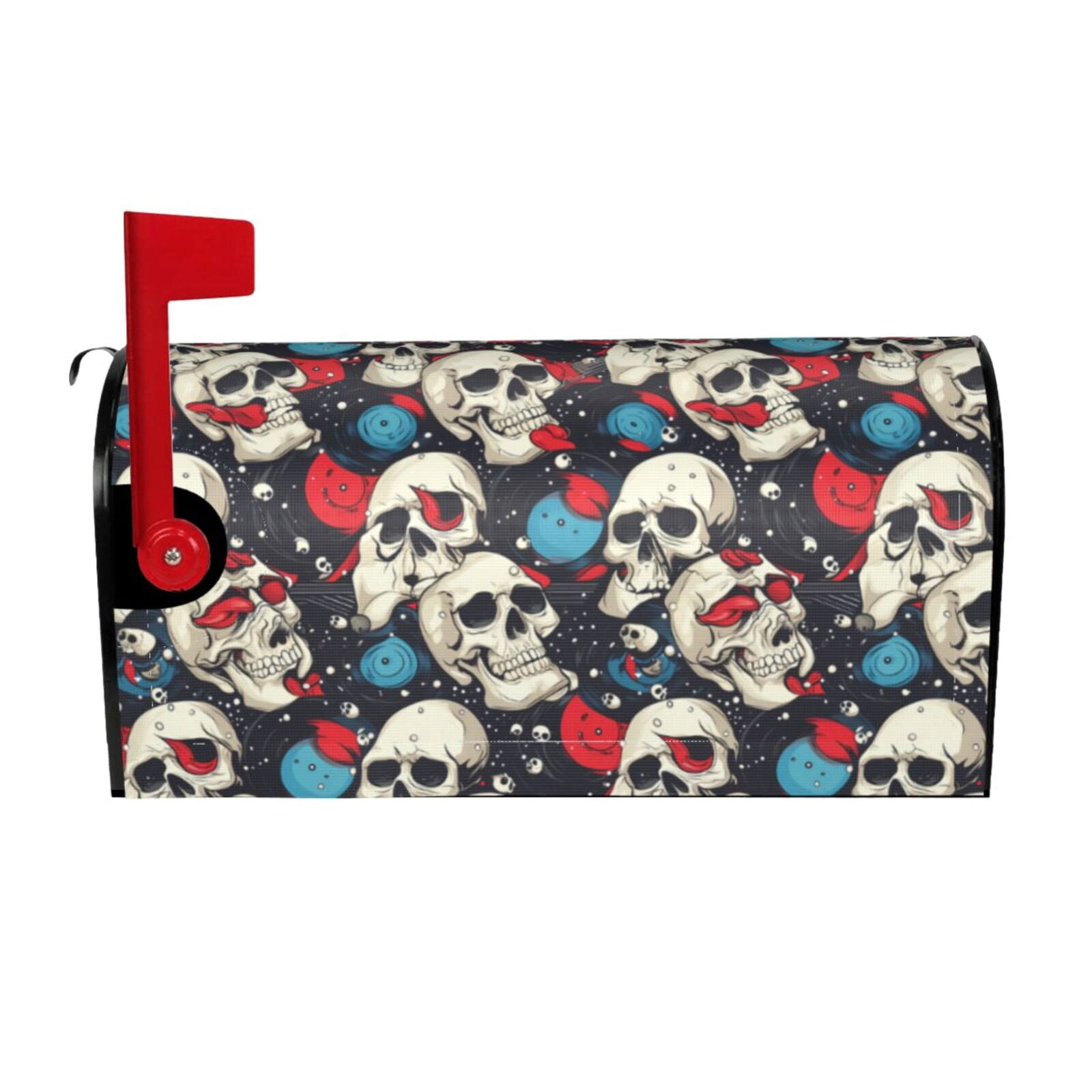 Mailbox Covers Magnetic Standard Size - rock record Skull artist ...