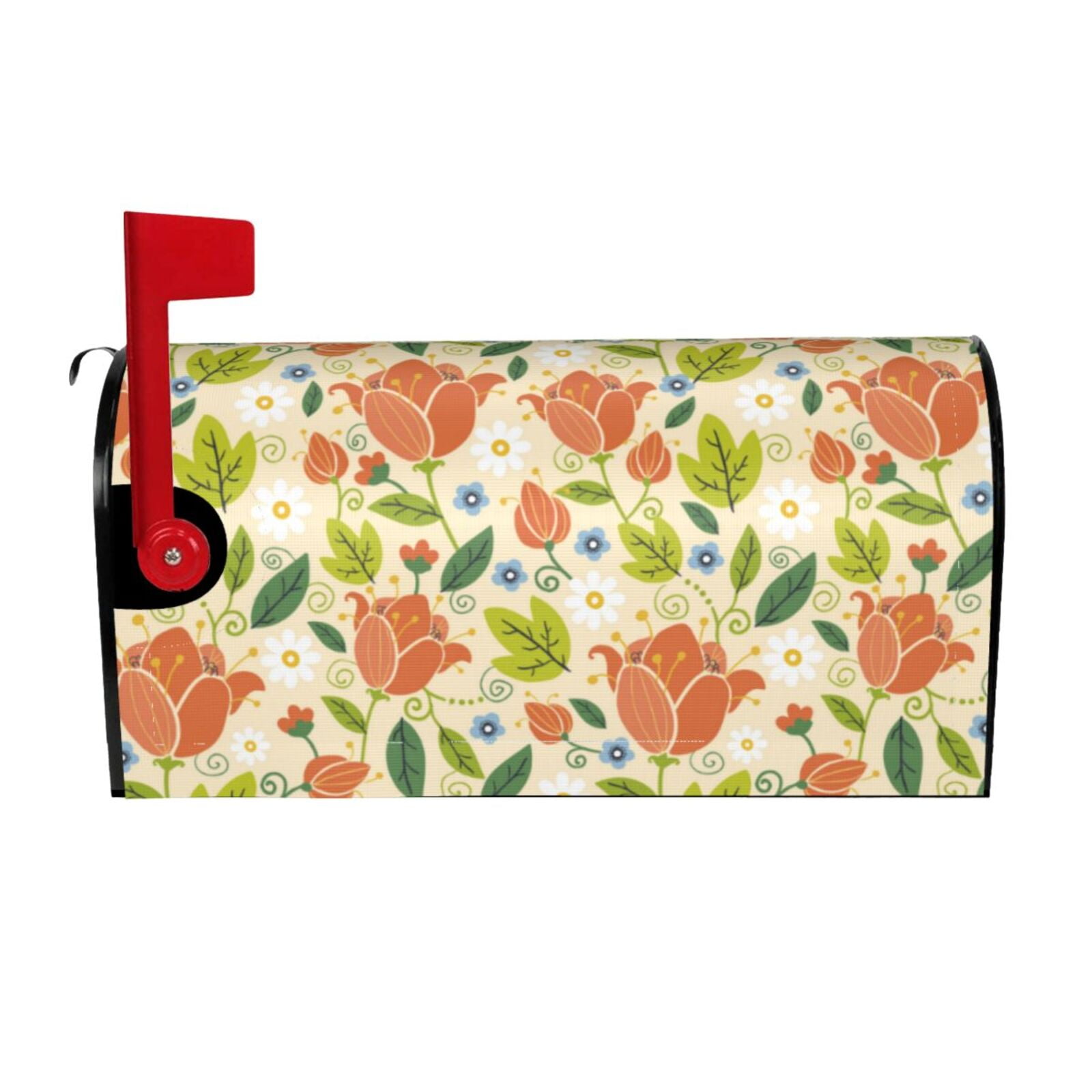 Mailbox Covers Magnetic Standard Size - rose daisy Waterproof Mailbox ...