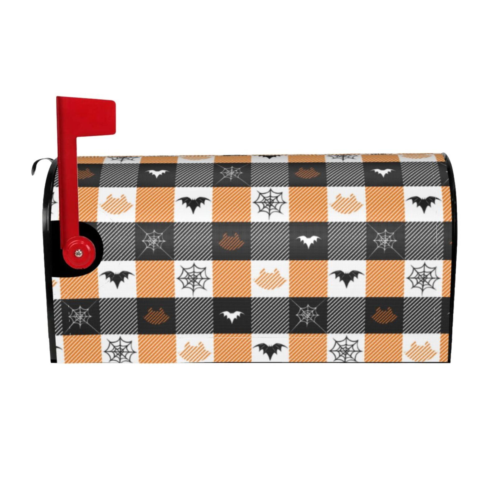 Mailbox Covers Magnetic Standard Size - spider web bat halloween ...