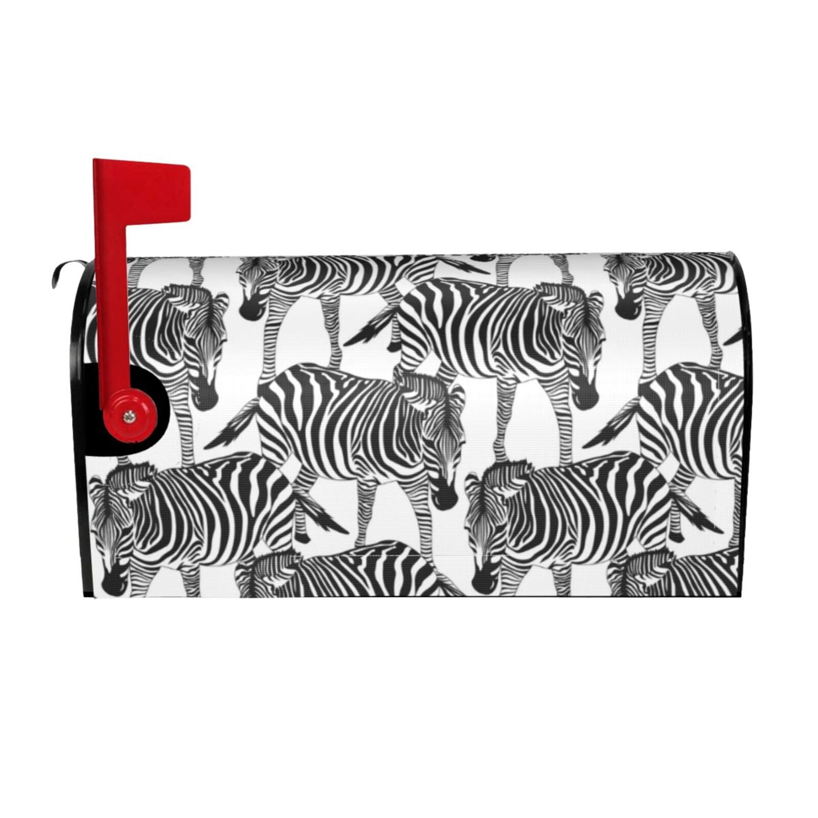 Mailbox Covers Magnetic Standard Size - trendy Zebra cool black white ...