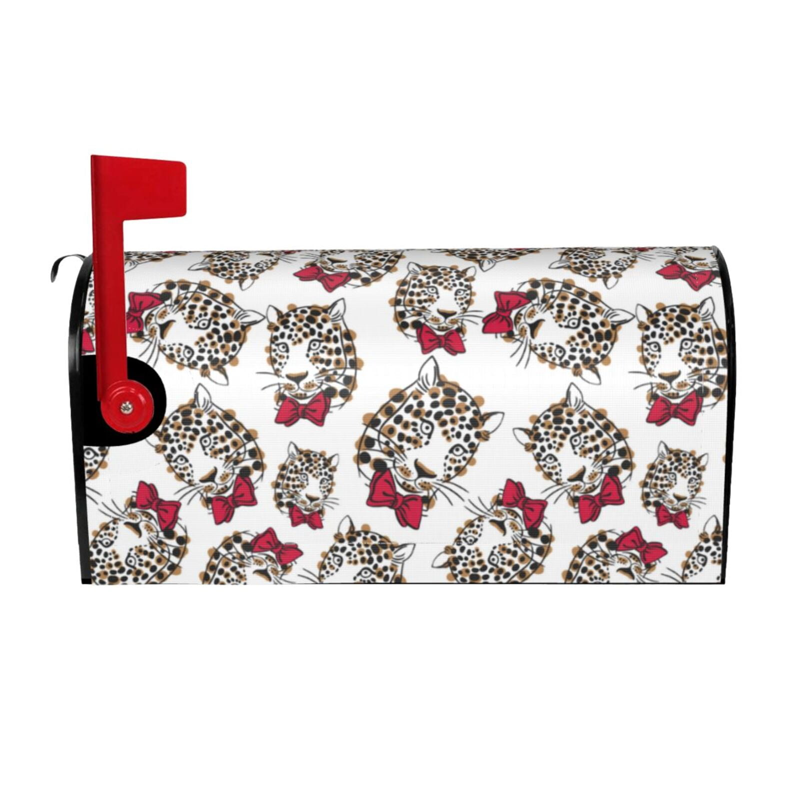 Mailbox Covers Magnetic Standard Size - trendy leopard bow tie cute ...