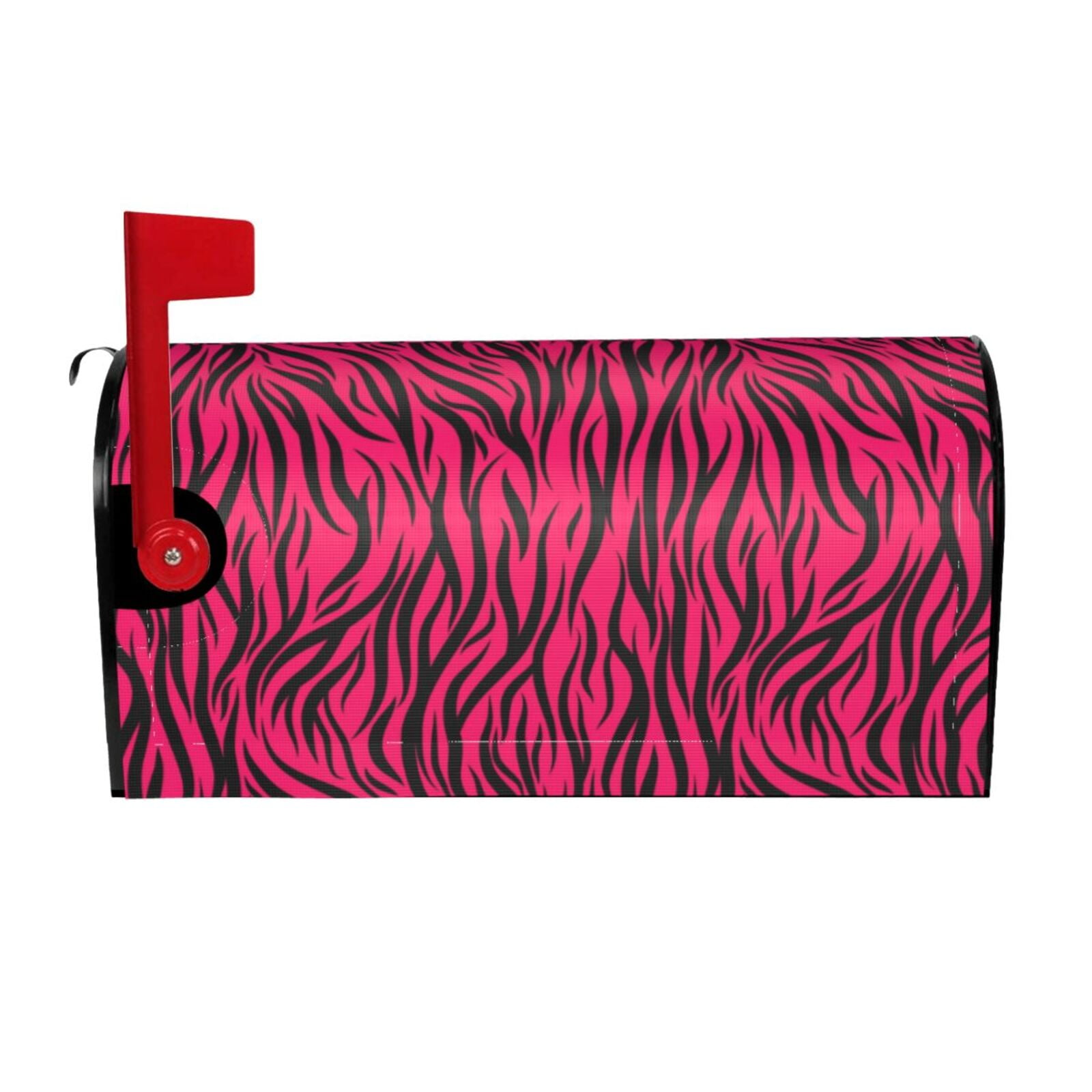 Mailbox Covers Magnetic Standard Size - trendy red pink zebra ...