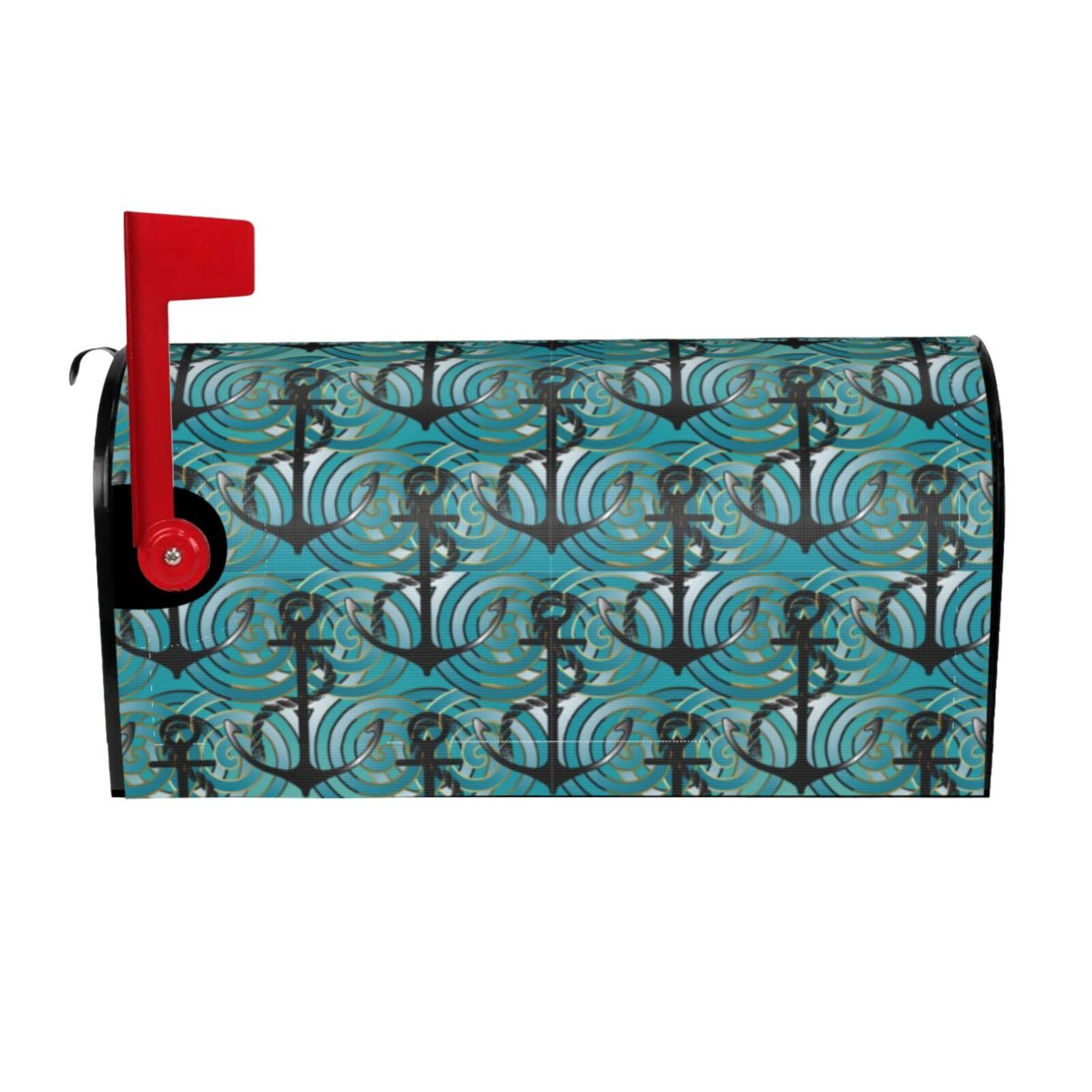 Mailbox Covers Magnetic Standard Size - vintage anchors rope waves ...