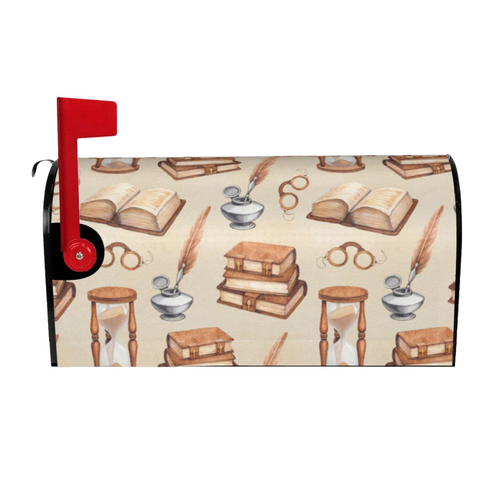 Mailbox Covers Magnetic Standard Size - vintage books glasses sand ...