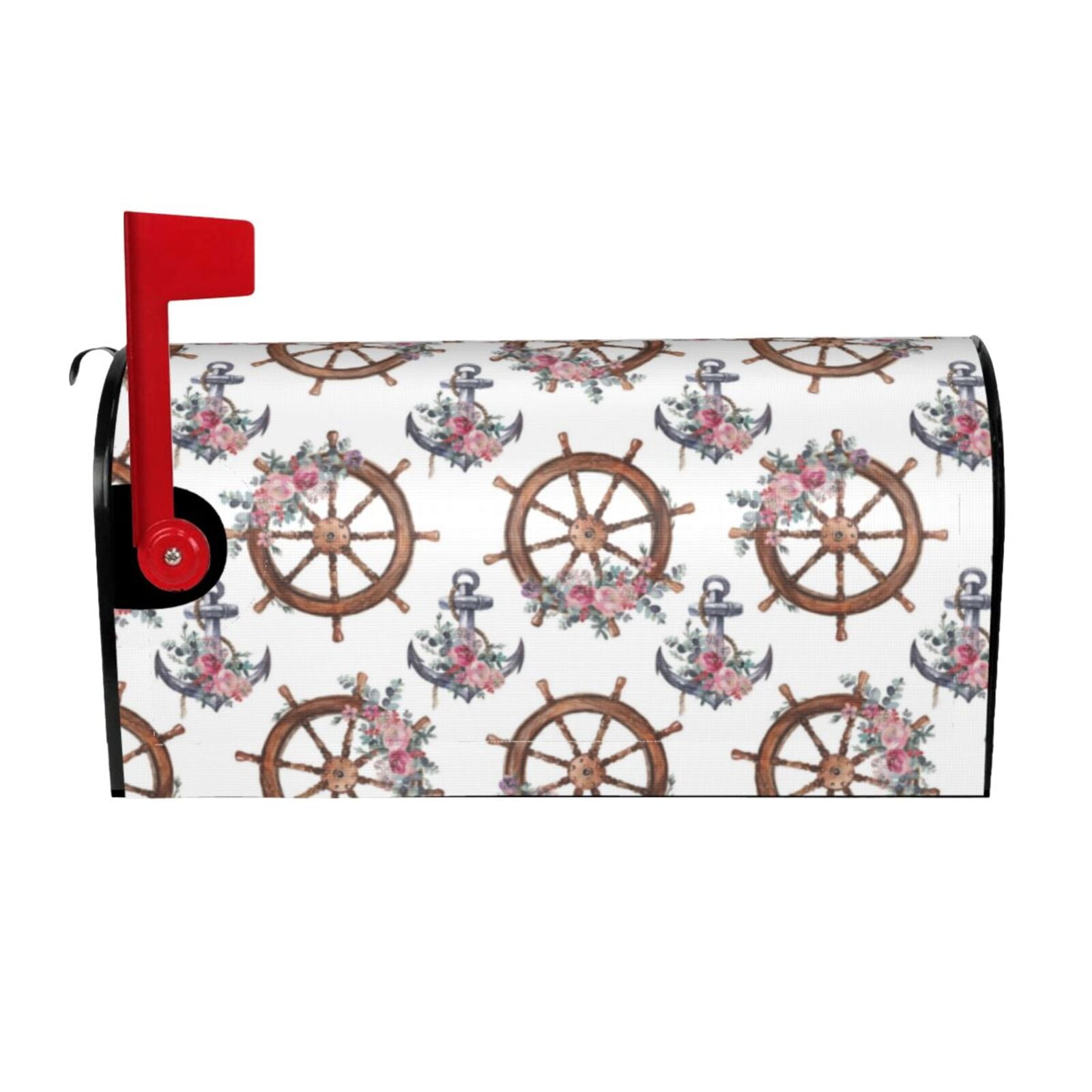 Mailbox Covers Magnetic Standard Size - vintage floral steering wheel ...
