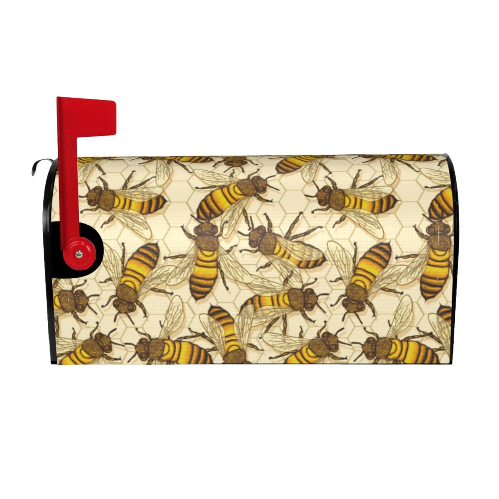 Mailbox Covers Magnetic Standard Size - vintage honey bees honeycomb ...