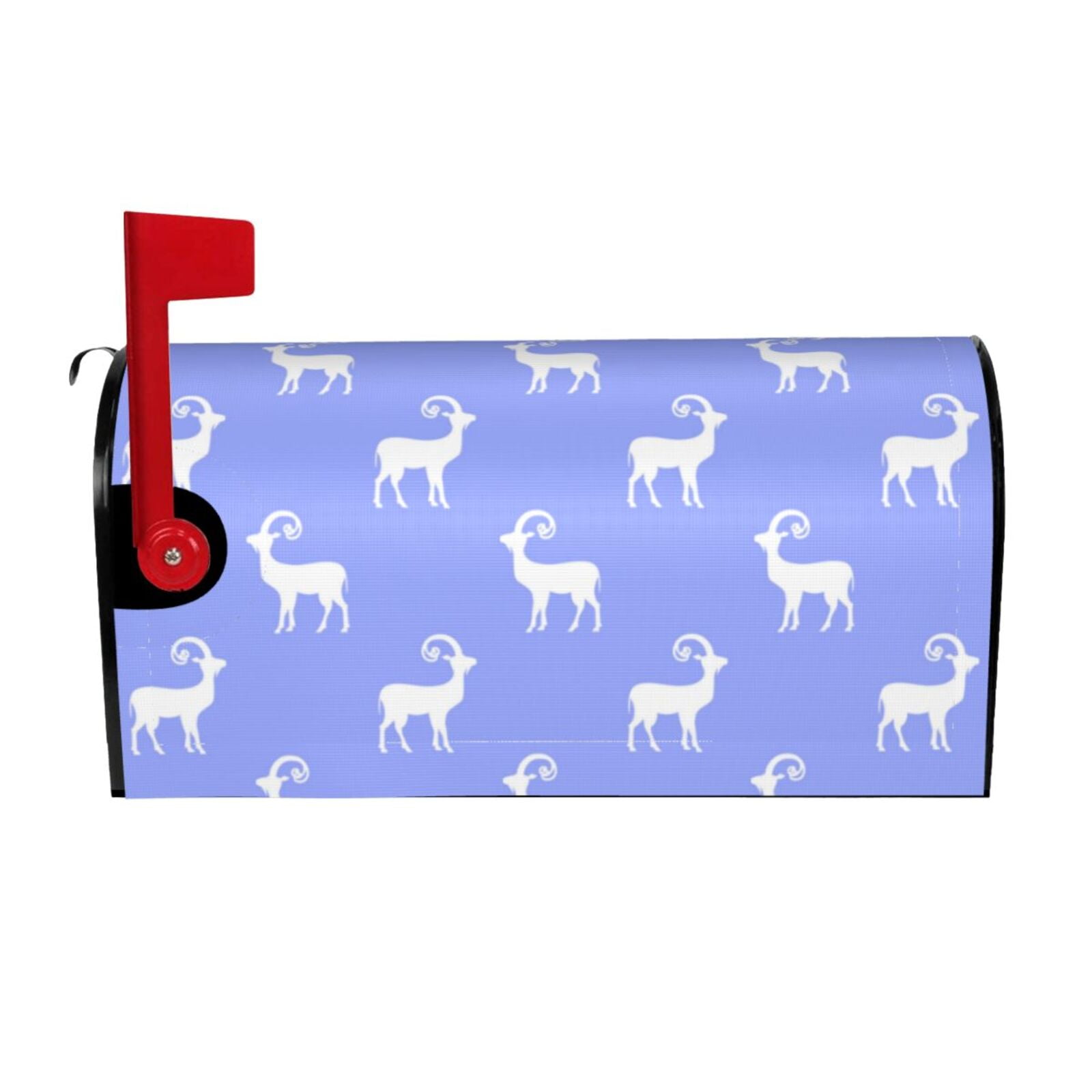 Mailbox Covers Magnetic Standard Size - white Mountain Goat cute ...