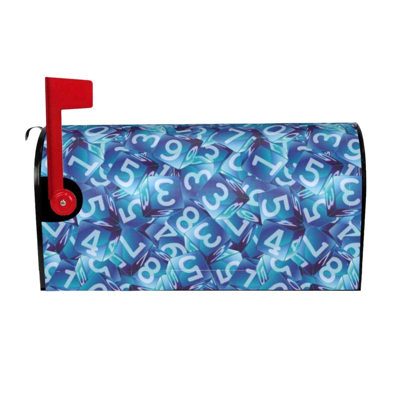 Mailbox Covers, Math number dice Print Welcome Cute Mailbox Cover ...