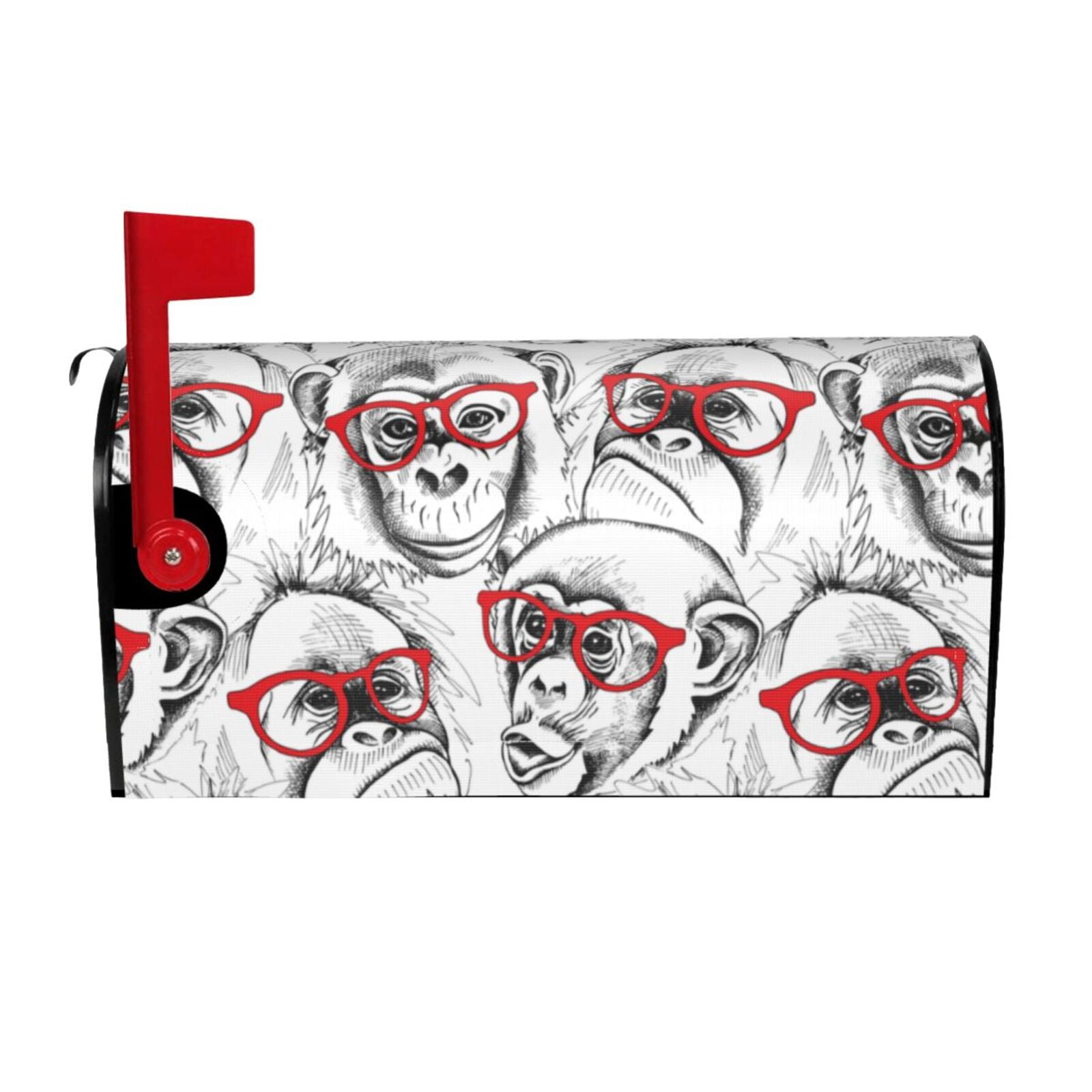 Mailbox Covers Monkey Waterproof mail Box Covers, Magnetic Standard ...