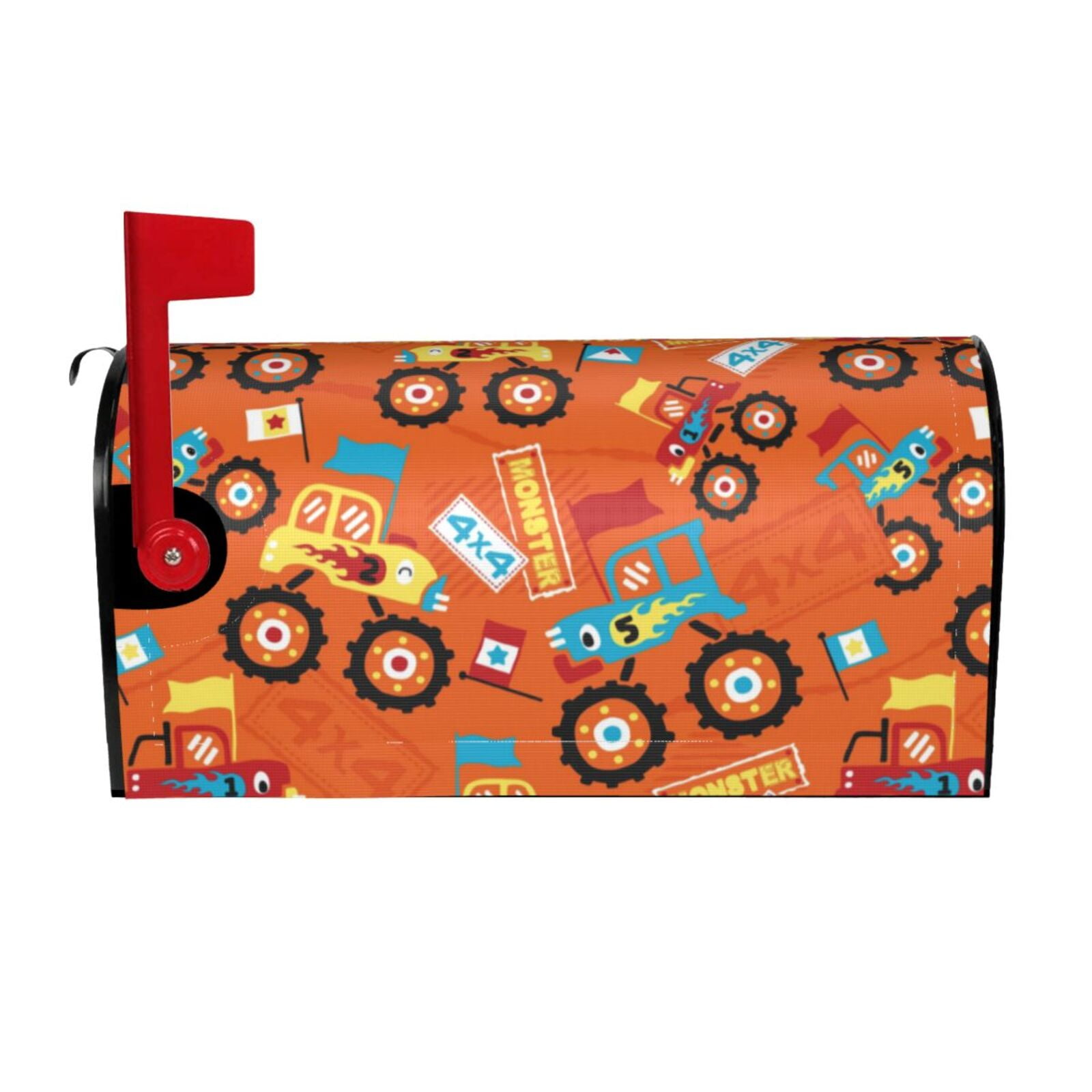 Mailbox Covers, Monster Truck,Truck Cartoon Welcome Cute Mailbox Cover ...