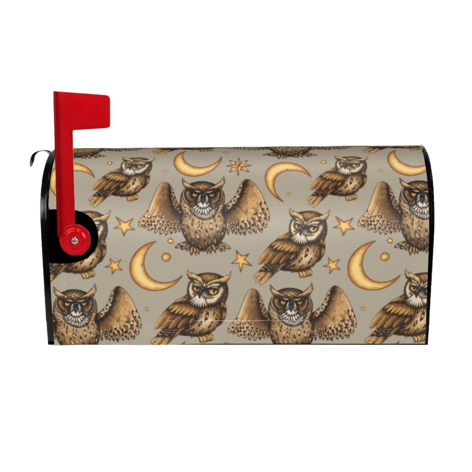 Mailbox Covers, Moon Stars Owls Cute Welcome Mailbox Cover Magnetic ...