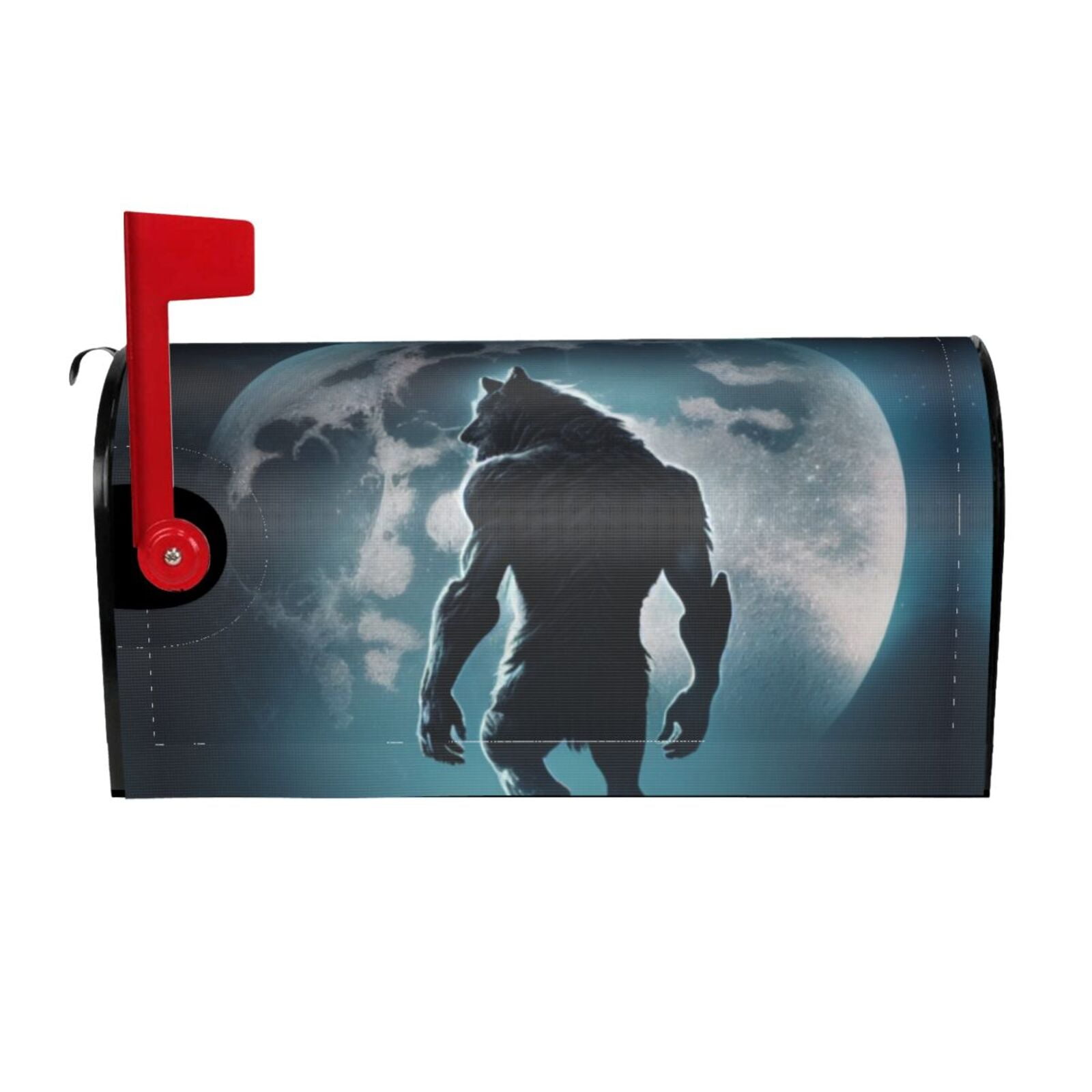 Mailbox Covers, Moon Wolf Warrior Welcome Cute Mailbox Cover Magnetic ...