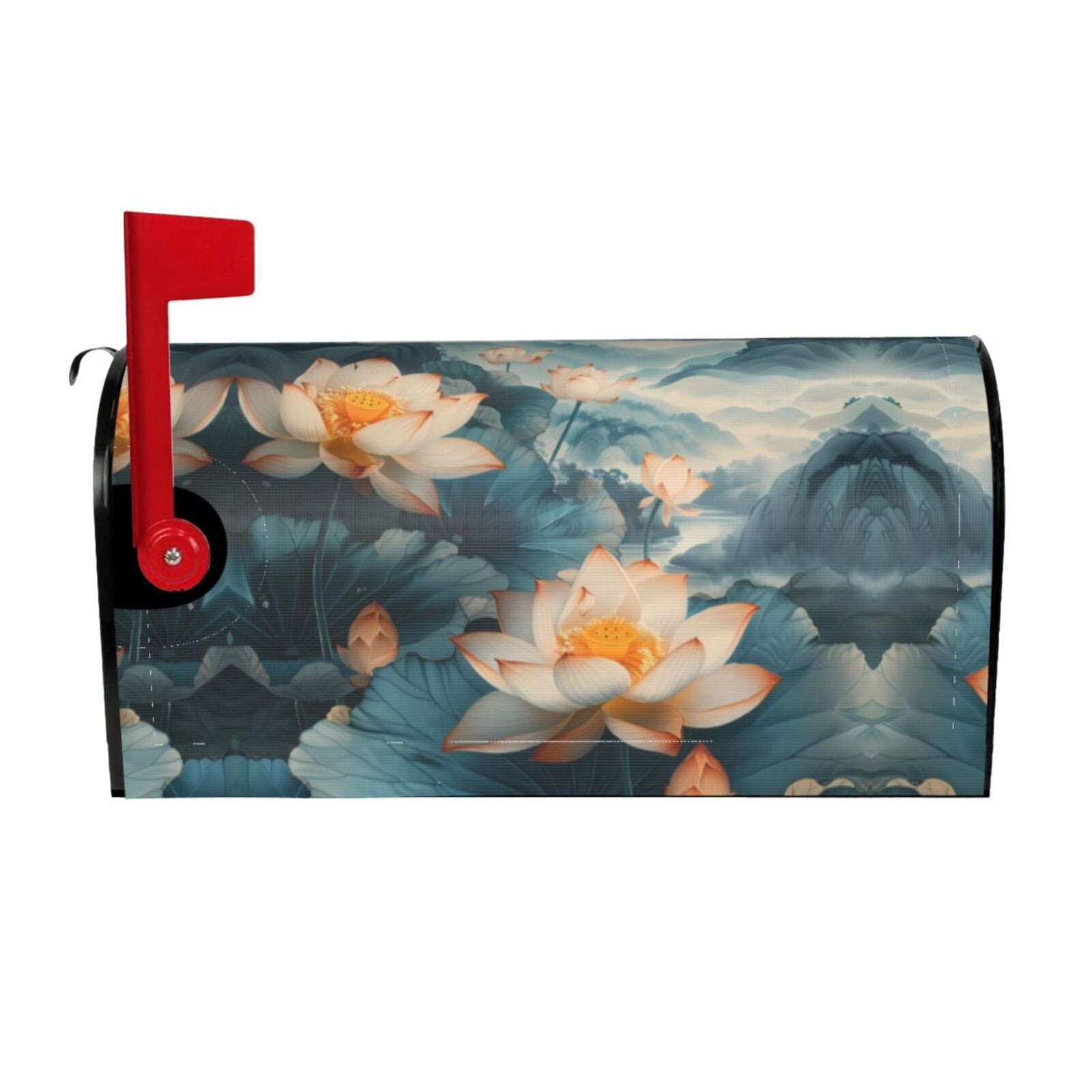Mailbox Covers, Mountain Lotus Serenity Welcome Cute Mailbox Cover ...