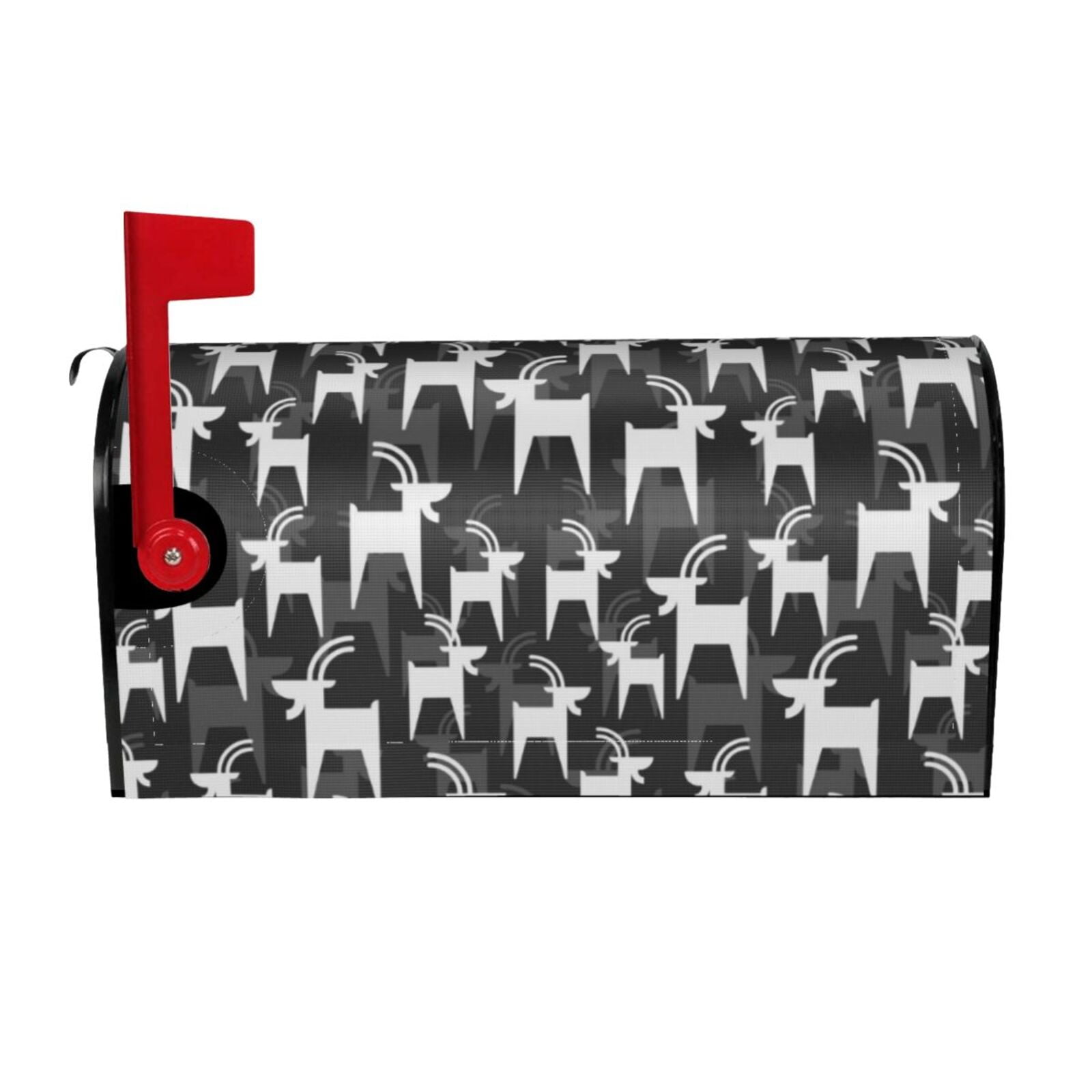 Mailbox Covers, Mountain goat cool black Welcome Cute Mailbox Cover ...